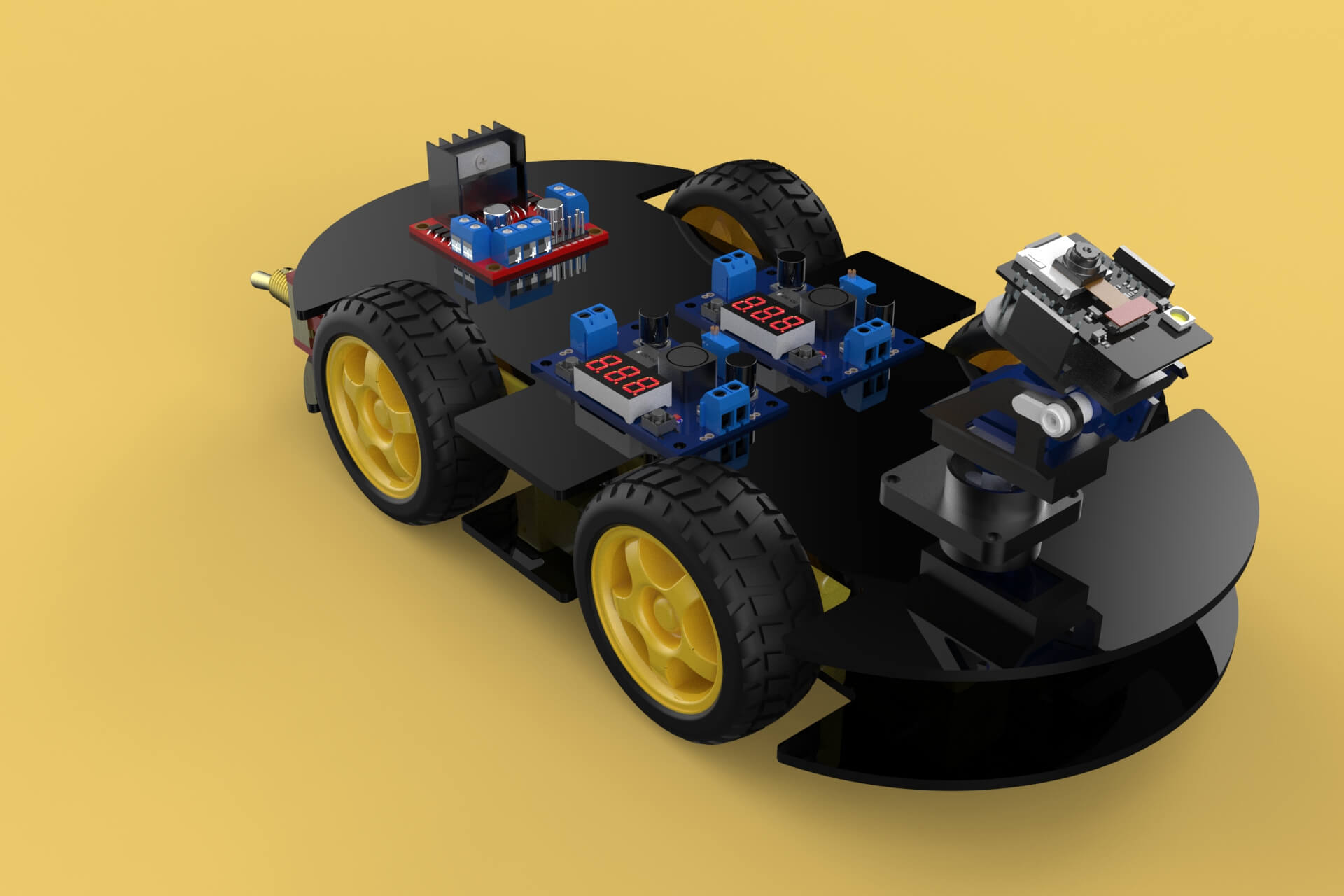 Surveillance Robot Camera Security Smart Patrol Autonomous 3d Model By Surf3d