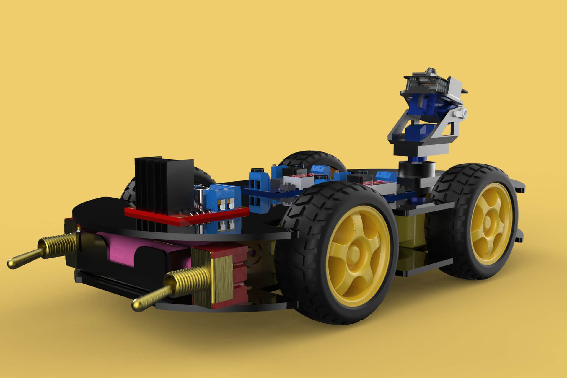 Surveillance Robot Camera Security Smart Patrol Autonomous 3d Model By Surf3d