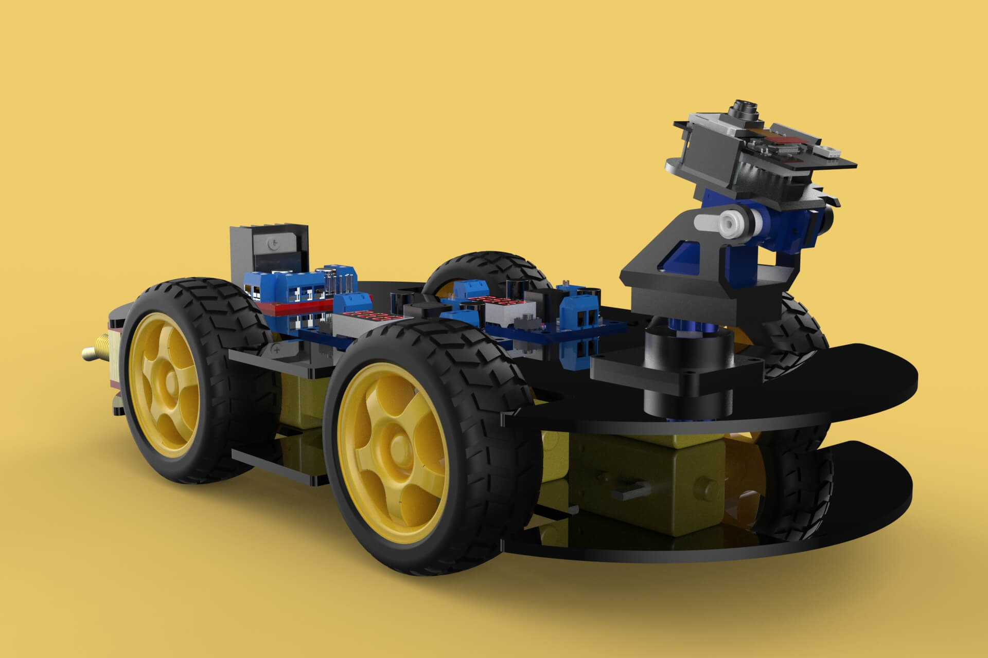 Surveillance Robot Camera Security Smart Patrol Autonomous 3d Model By Surf3d