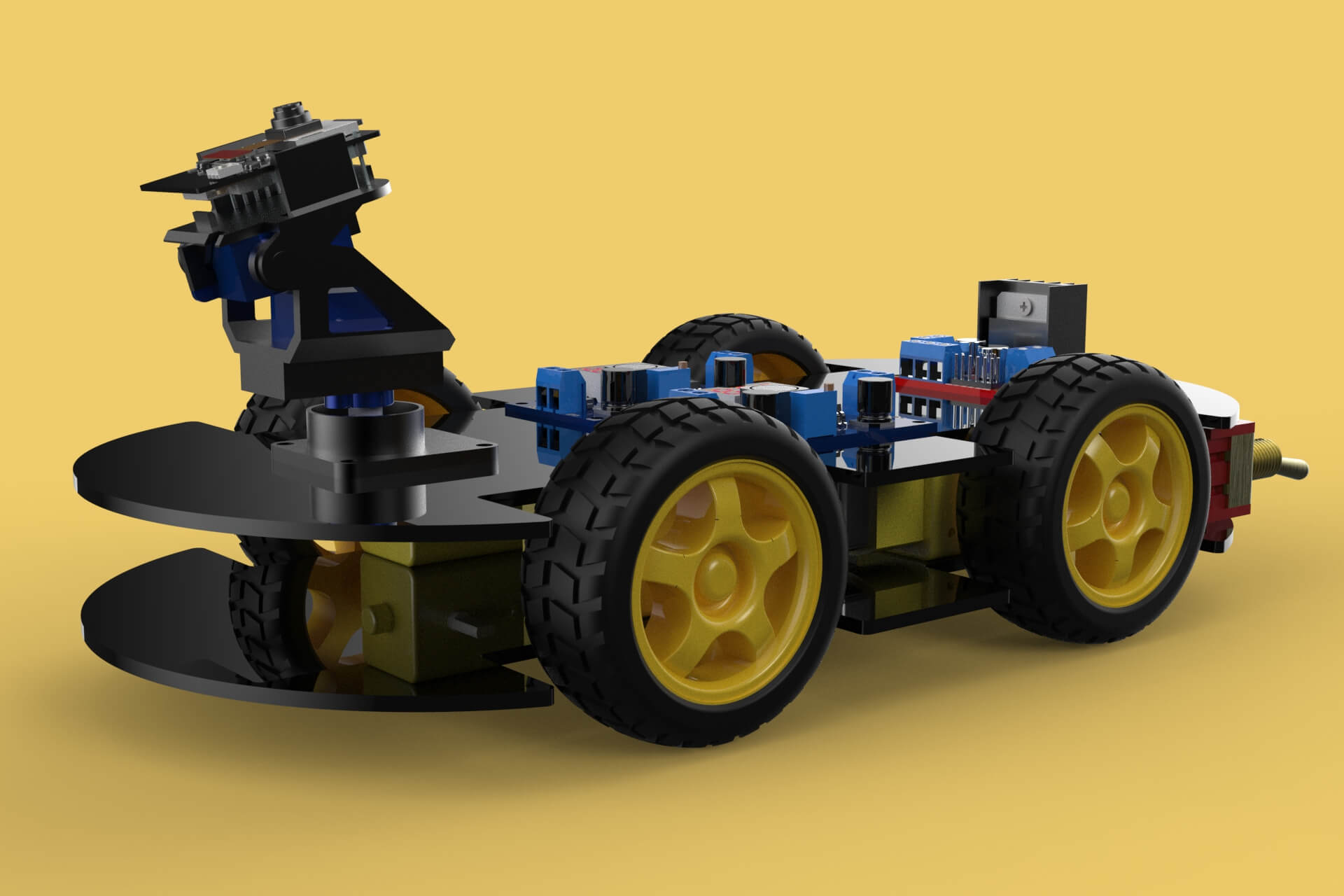 Surveillance Robot Camera Security Smart Patrol Autonomous - 3D Model ...