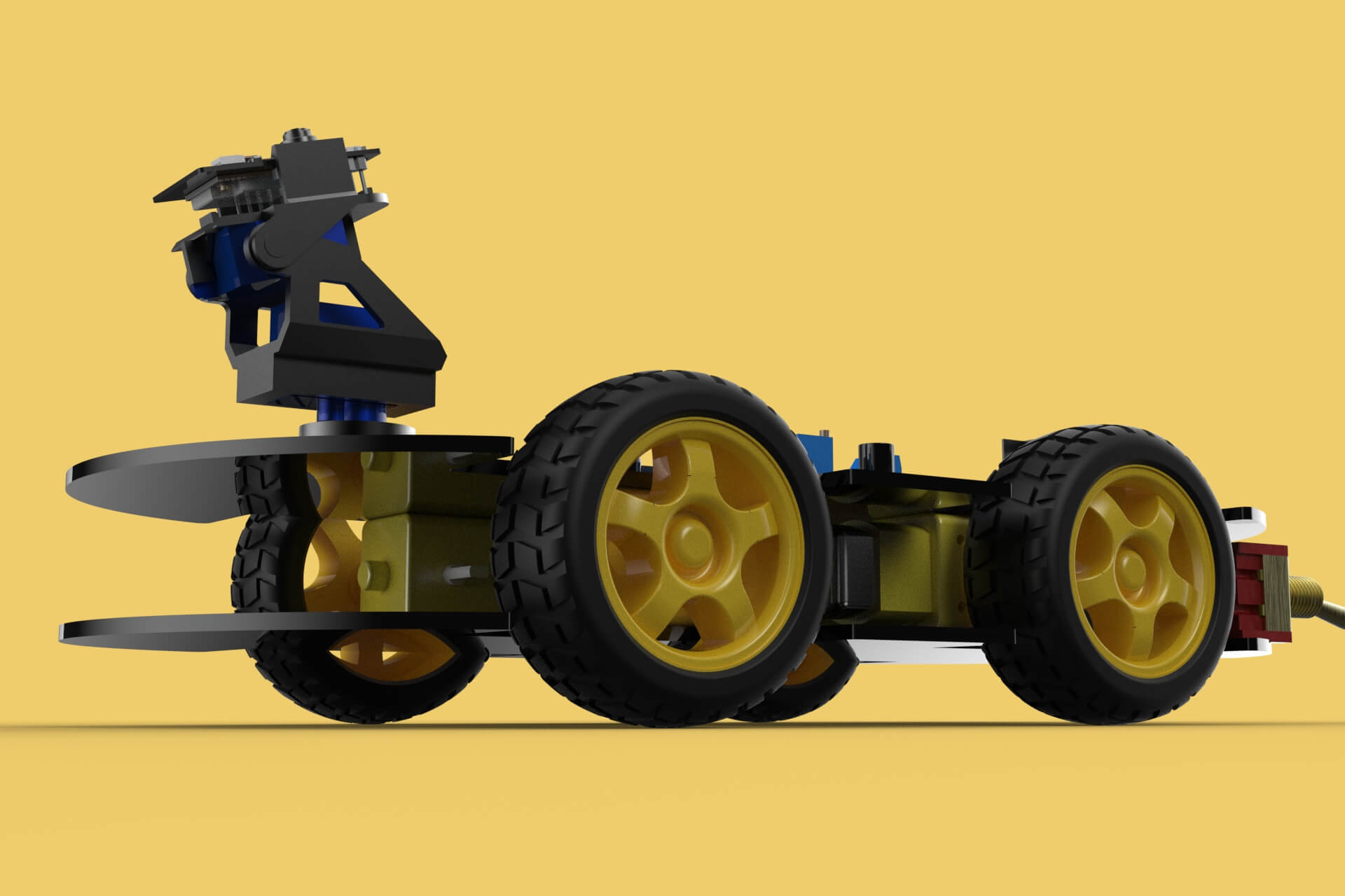 Surveillance Robot Camera Security Smart Patrol Autonomous - 3D Model ...