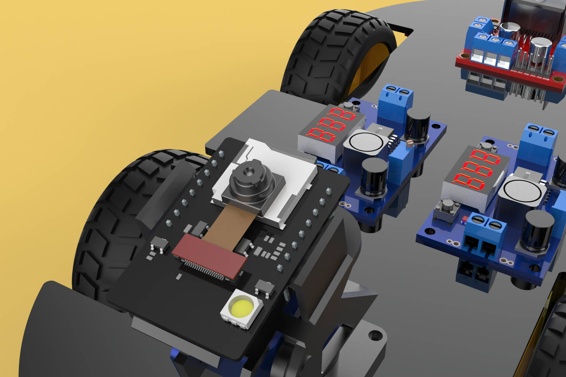 Surveillance Robot Camera Security Smart Patrol Autonomous 3d Model By Surf3d