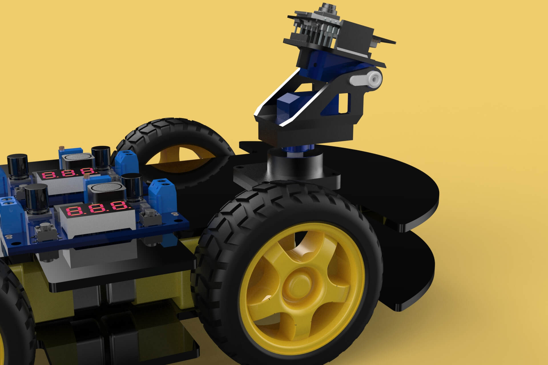 Surveillance Robot Camera Security Smart Patrol Autonomous 3d Model By Surf3d