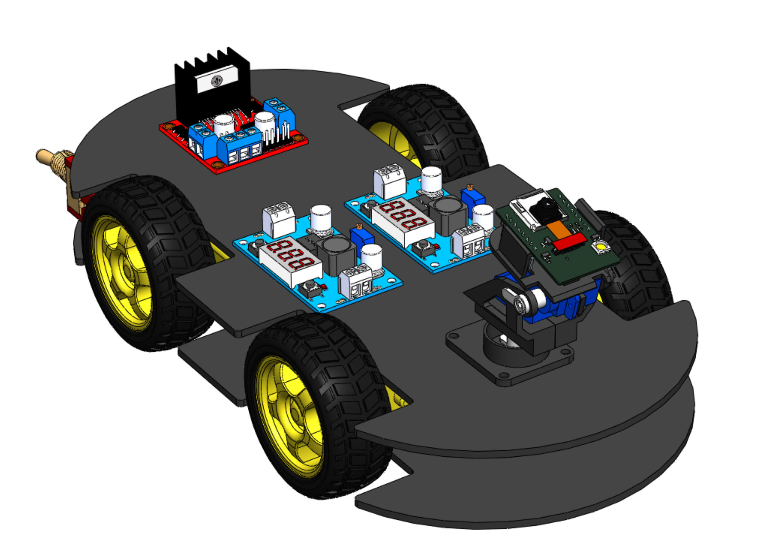 Surveillance Robot Camera Security Smart Patrol Autonomous 3d Model By Surf3d