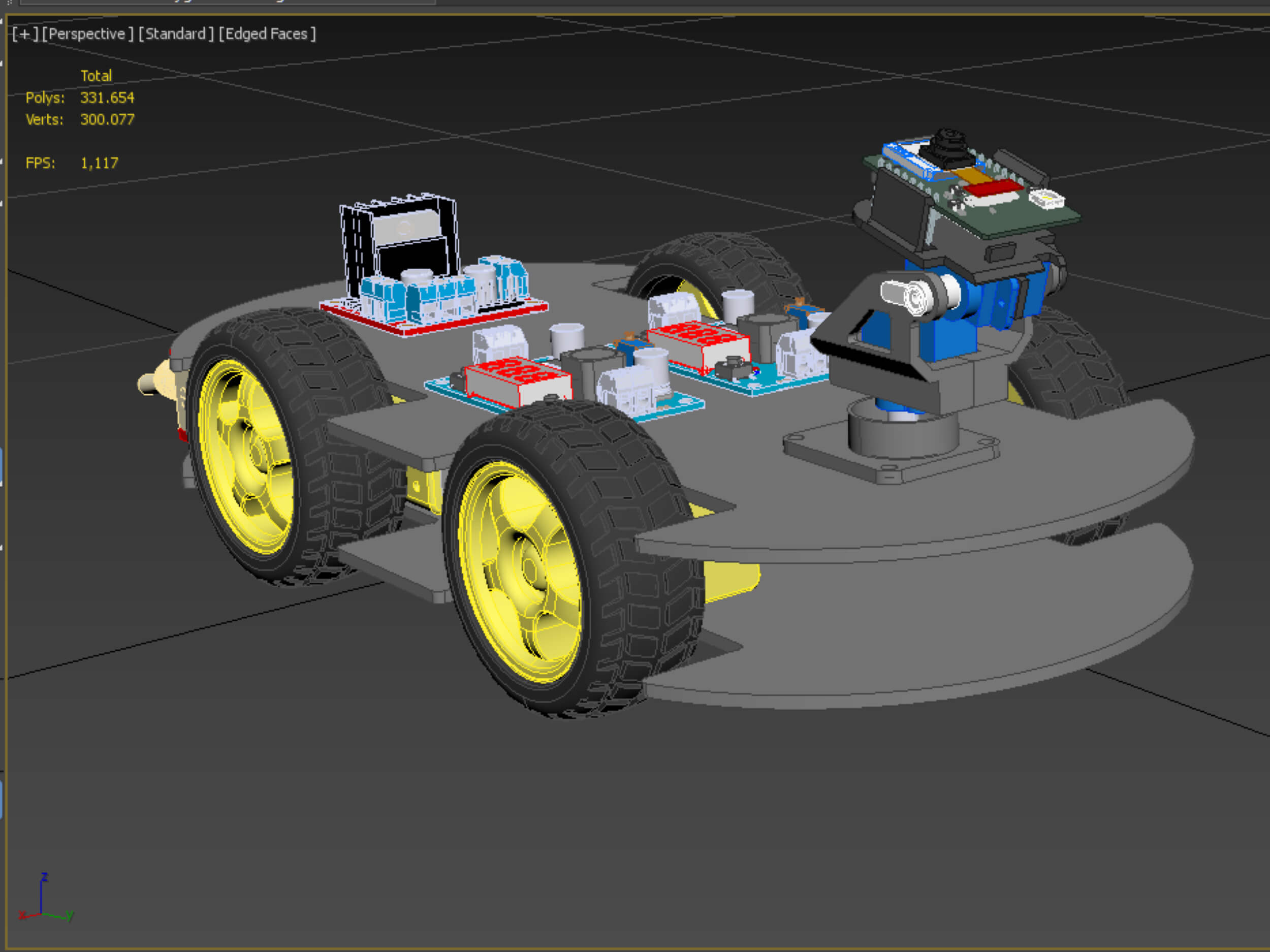 Surveillance Robot Camera Security Smart Patrol Autonomous 3d Model By Surf3d