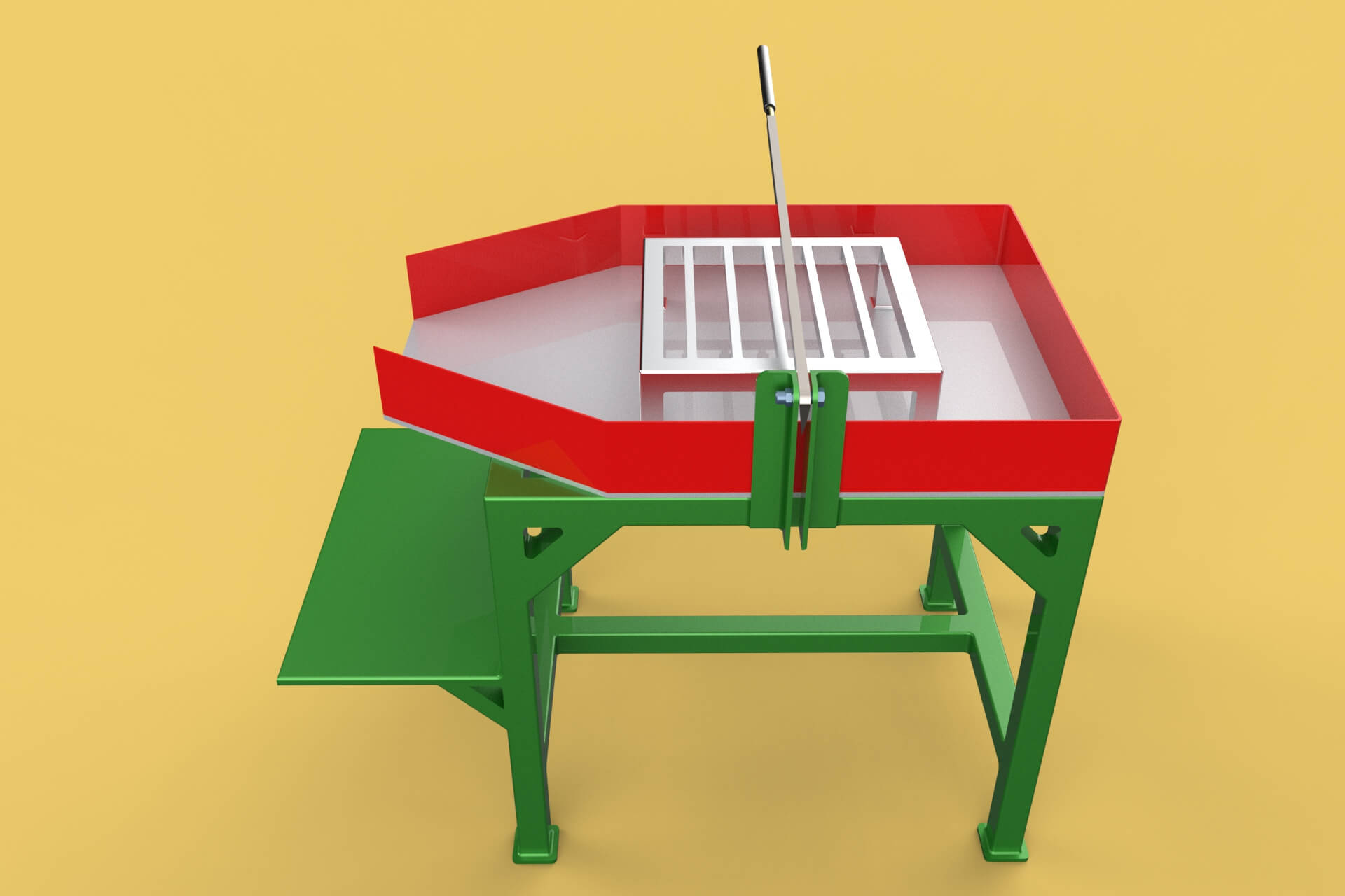 Table Lever Handle Coconut Peeler Tool Splitter Cut Divider - 3D Model ...