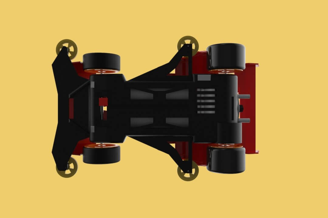 Tamiya Mini 4WD Sonic Magnum Avante Car Toy - 3D Model by surf3d