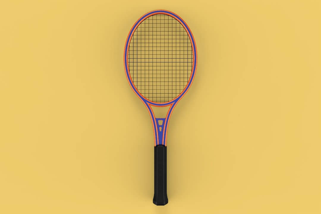 Tennis Racquet - 3D Model by surf3d
