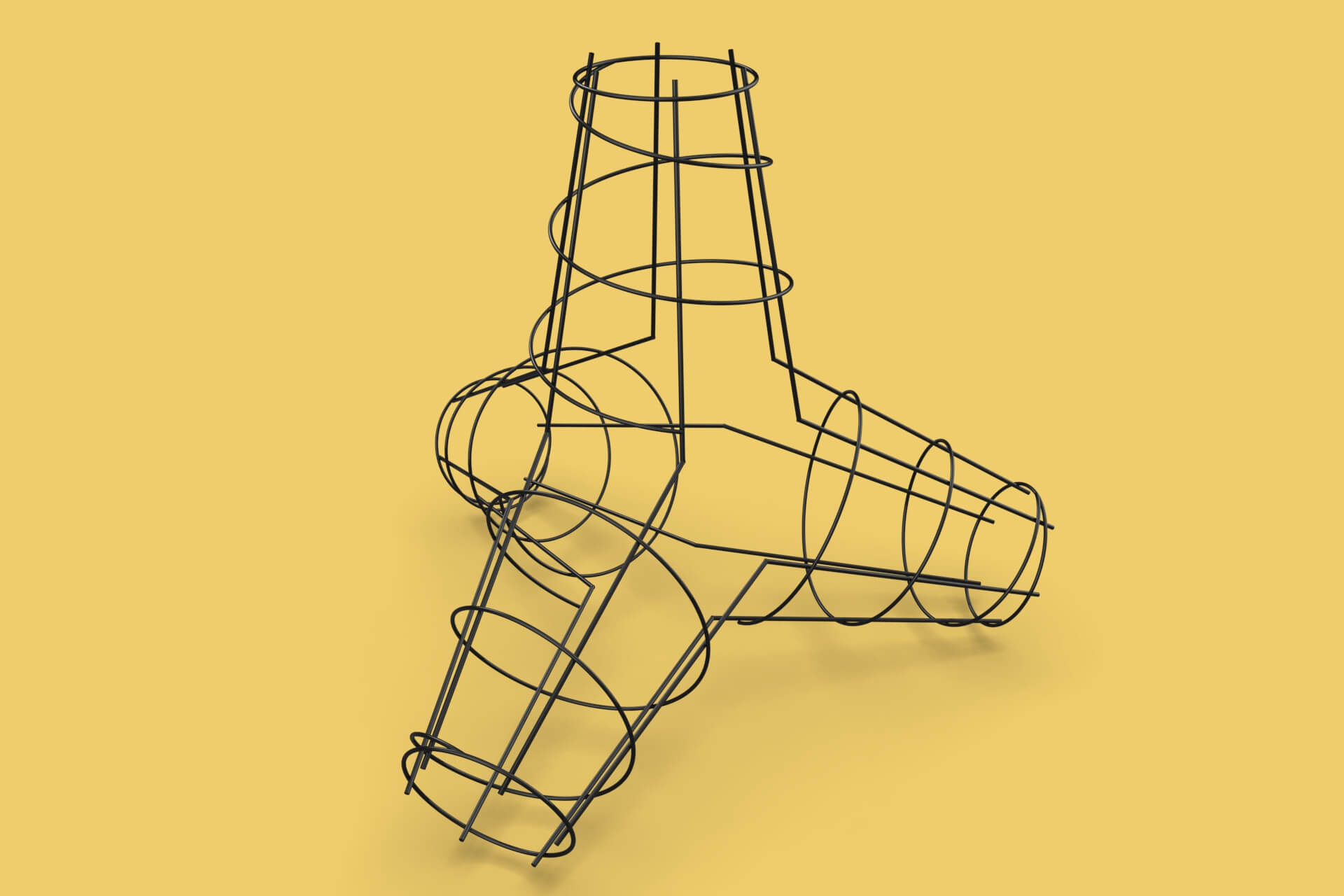 Tetrapod Break Water - 3D Model by surf3d