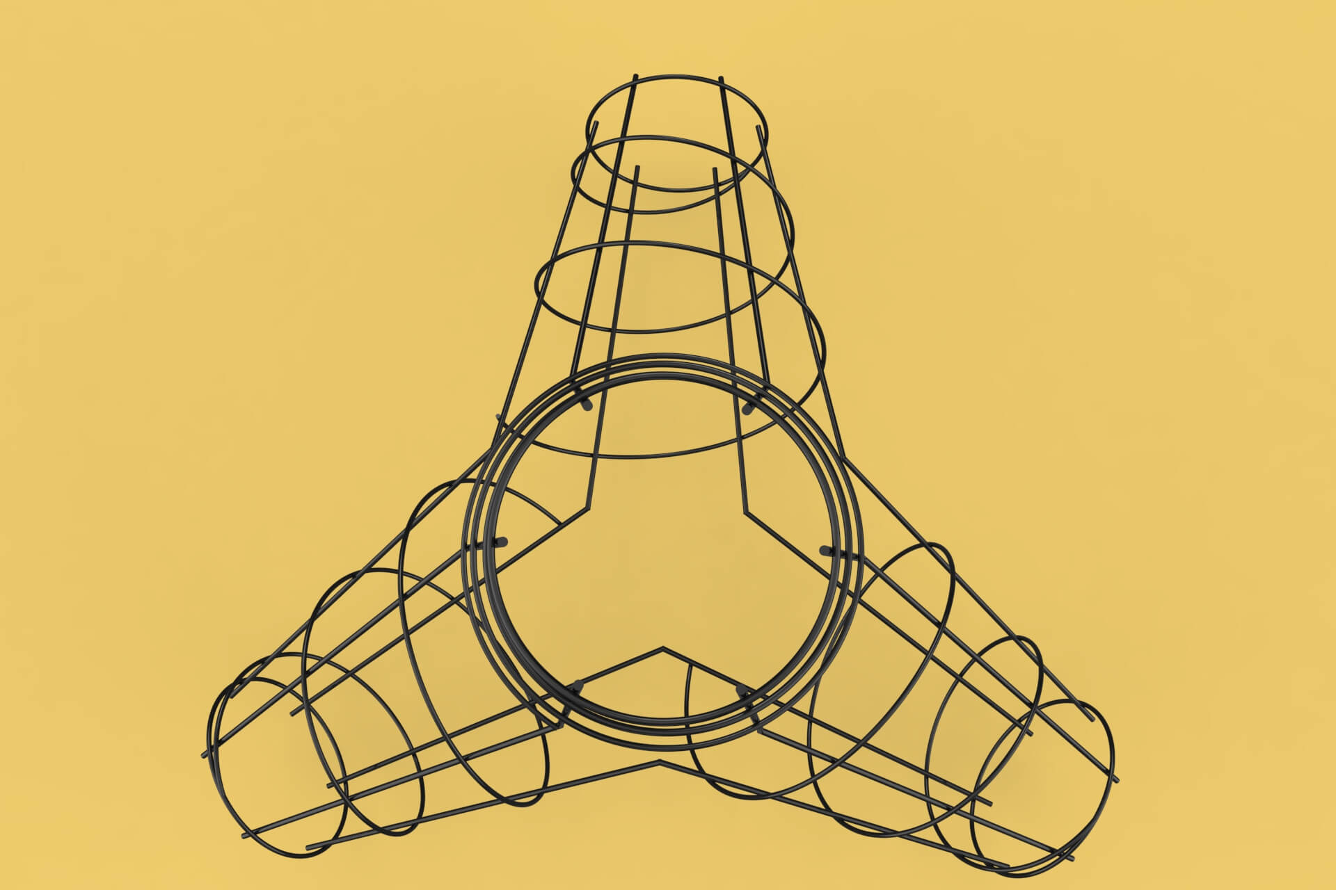 Tetrapod Break Water - 3D Model by surf3d