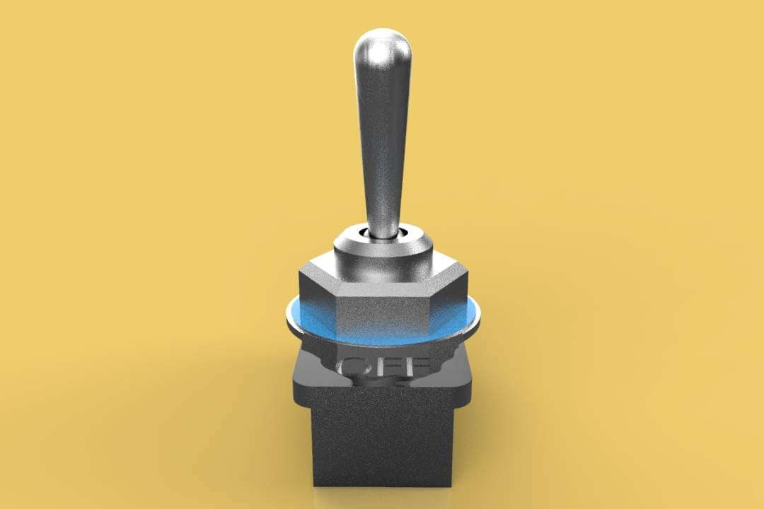 Toggle Switch - 3D Model by surf3d