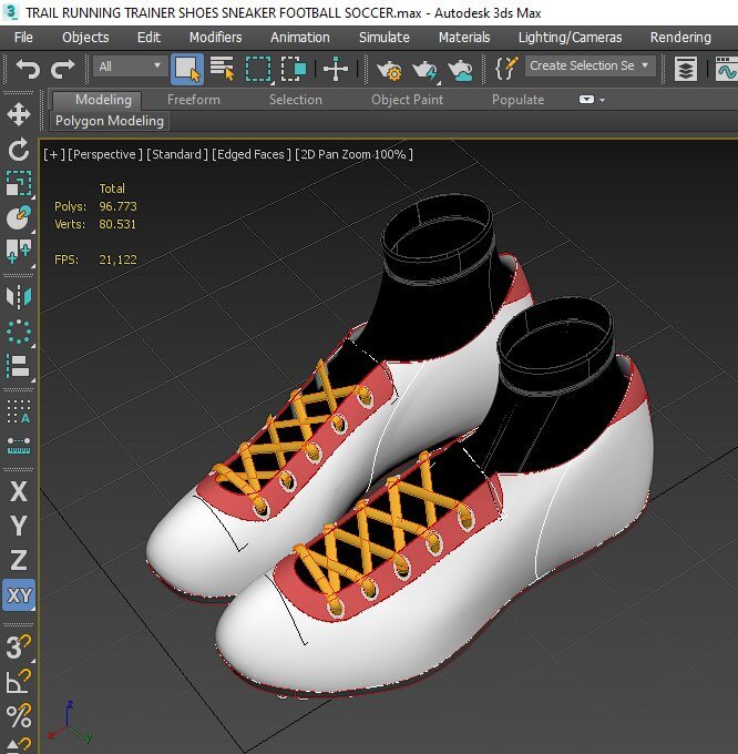Running Shoes - 3D Model by surf3d