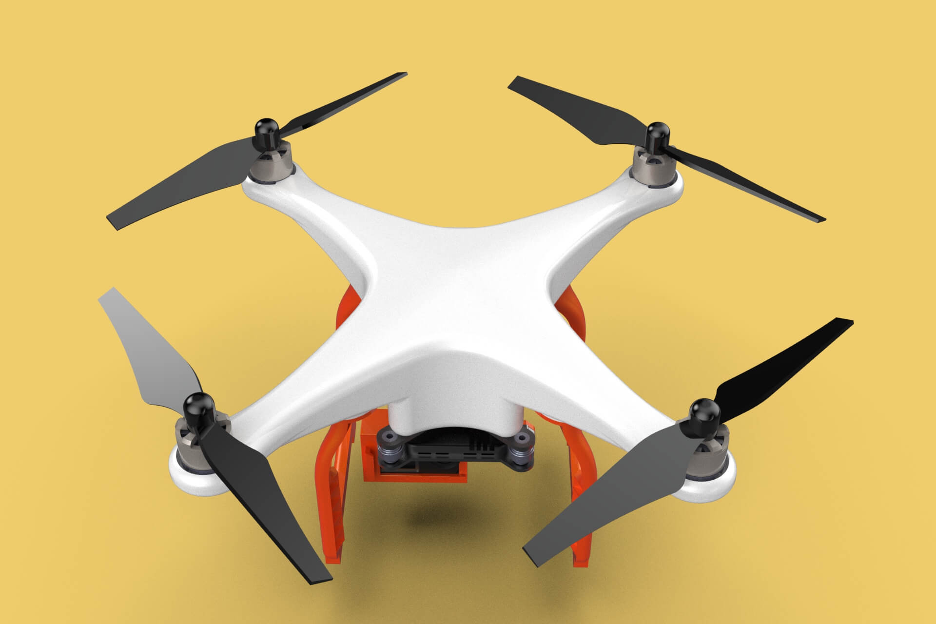 UAV Lidar Drone Quadcopter Scanner Surveying Explore Mapping - 3D Model ...