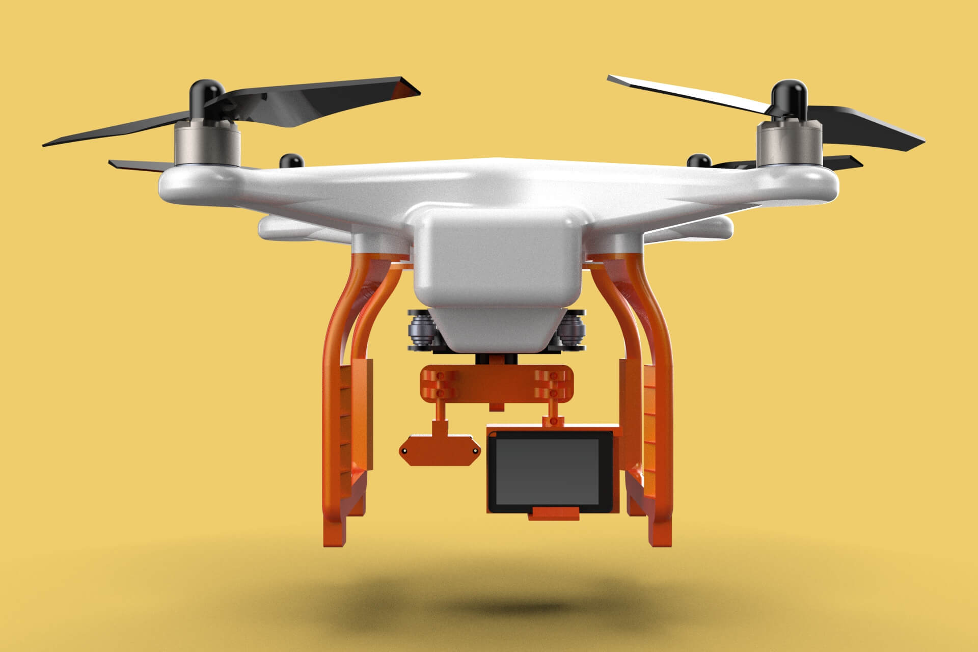 UAV Lidar Drone Quadcopter Scanner Surveying Explore Mapping - 3D Model ...