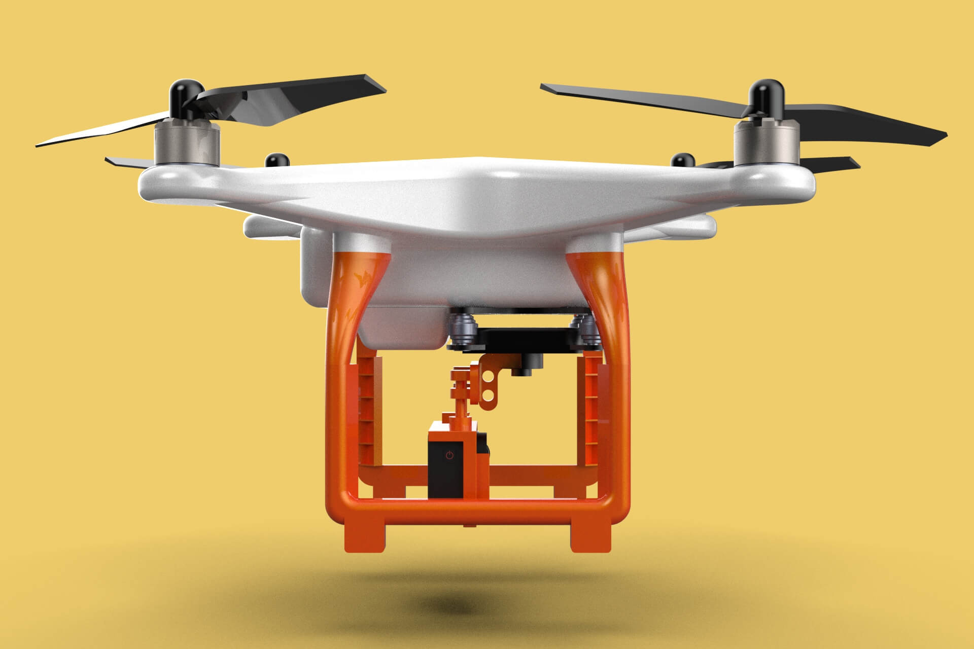 UAV Lidar Drone Quadcopter Scanner Surveying Explore Mapping - 3D Model ...