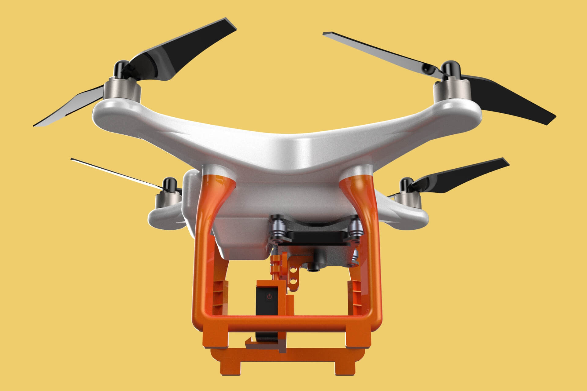 UAV Lidar Drone Quadcopter Scanner Surveying Explore Mapping - 3D Model ...