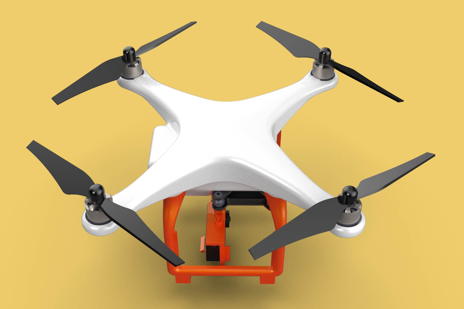 UAV Lidar Drone Quadcopter Scanner Surveying Explore Mapping - 3D Model ...