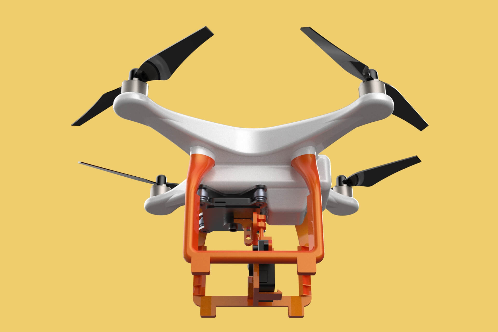 UAV Lidar Drone Quadcopter Scanner Surveying Explore Mapping - 3D Model ...