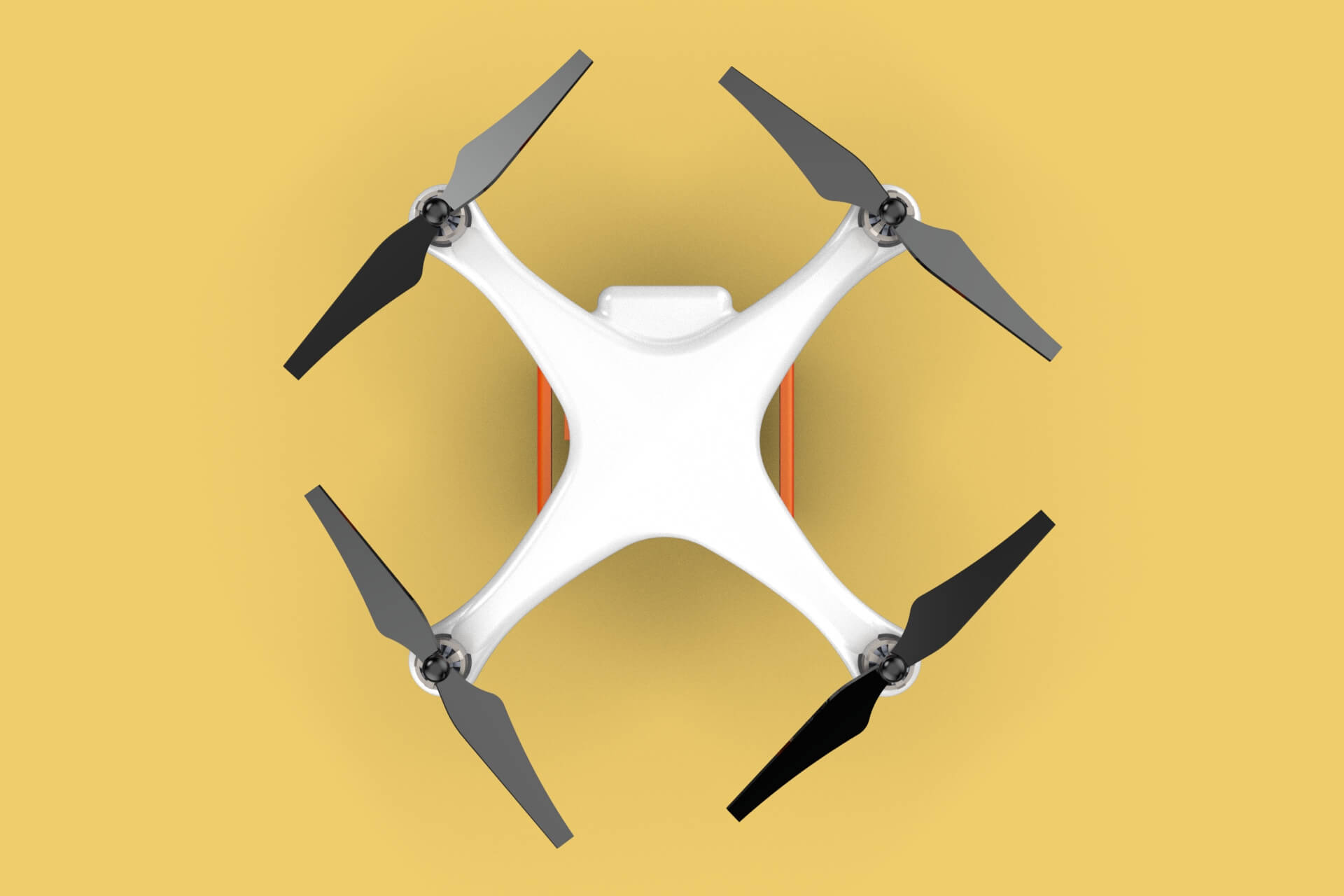 UAV Lidar Drone Quadcopter Scanner Surveying Explore Mapping - 3D Model ...