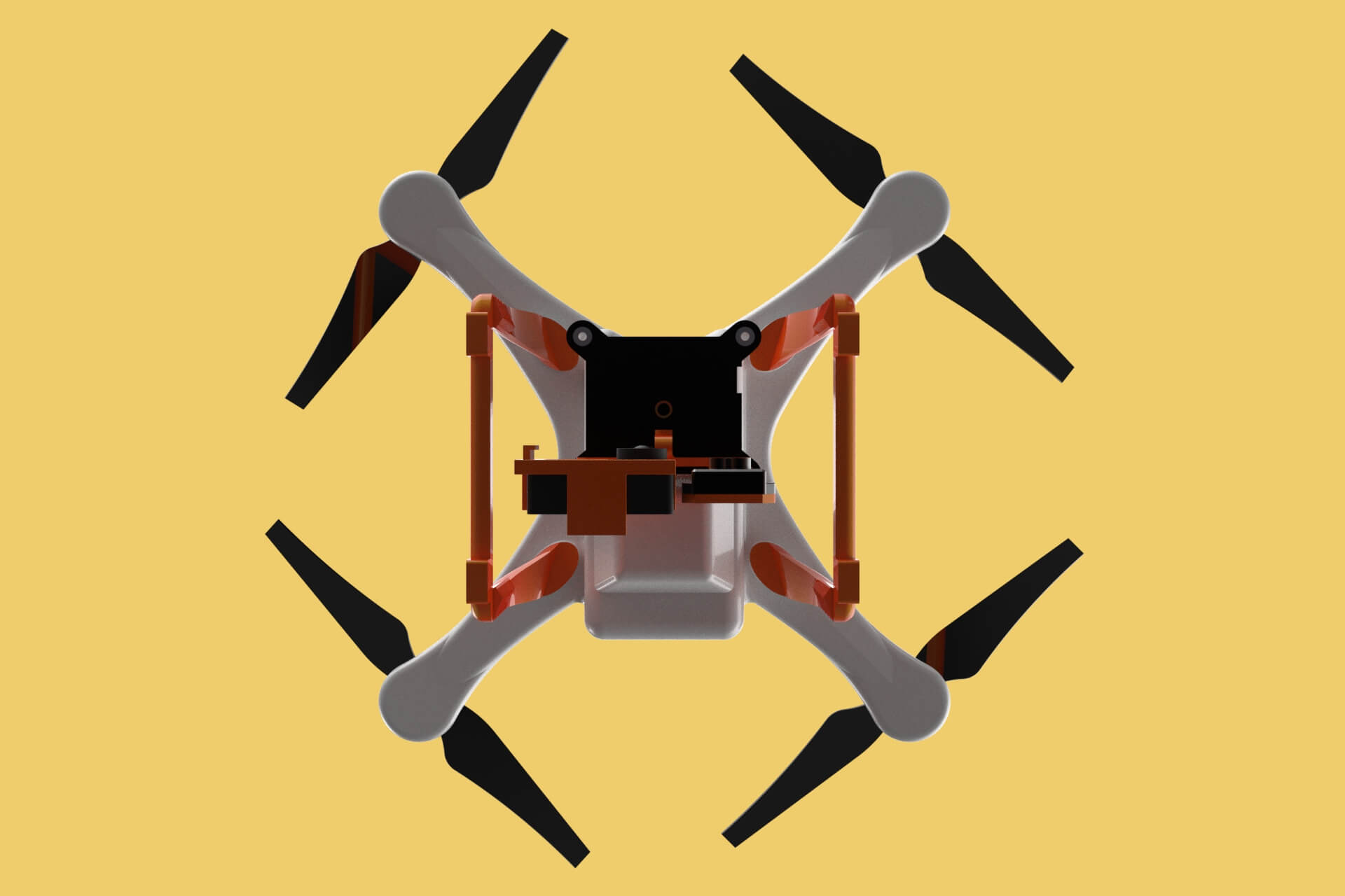 UAV Lidar Drone Quadcopter Scanner Surveying Explore Mapping - 3D Model ...