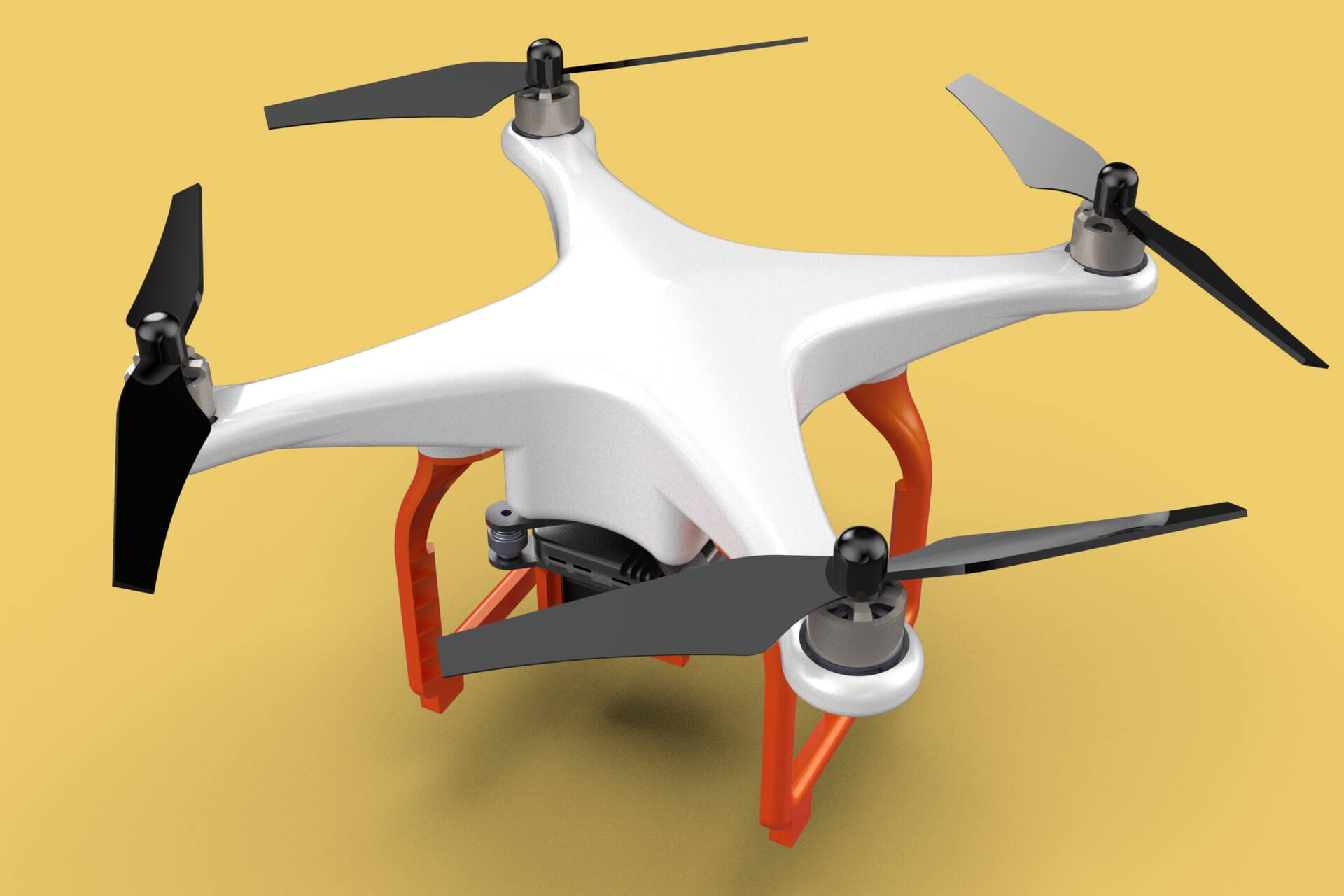 UAV Lidar Drone Quadcopter Scanner Surveying Explore Mapping - 3D Model ...