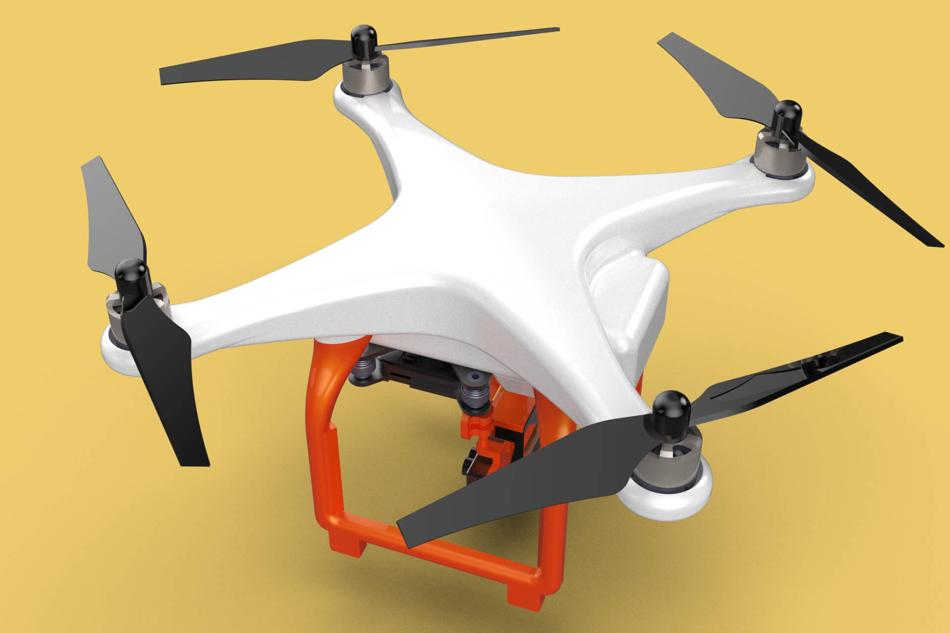 UAV Lidar Drone Quadcopter Scanner Surveying Explore Mapping - 3D Model ...
