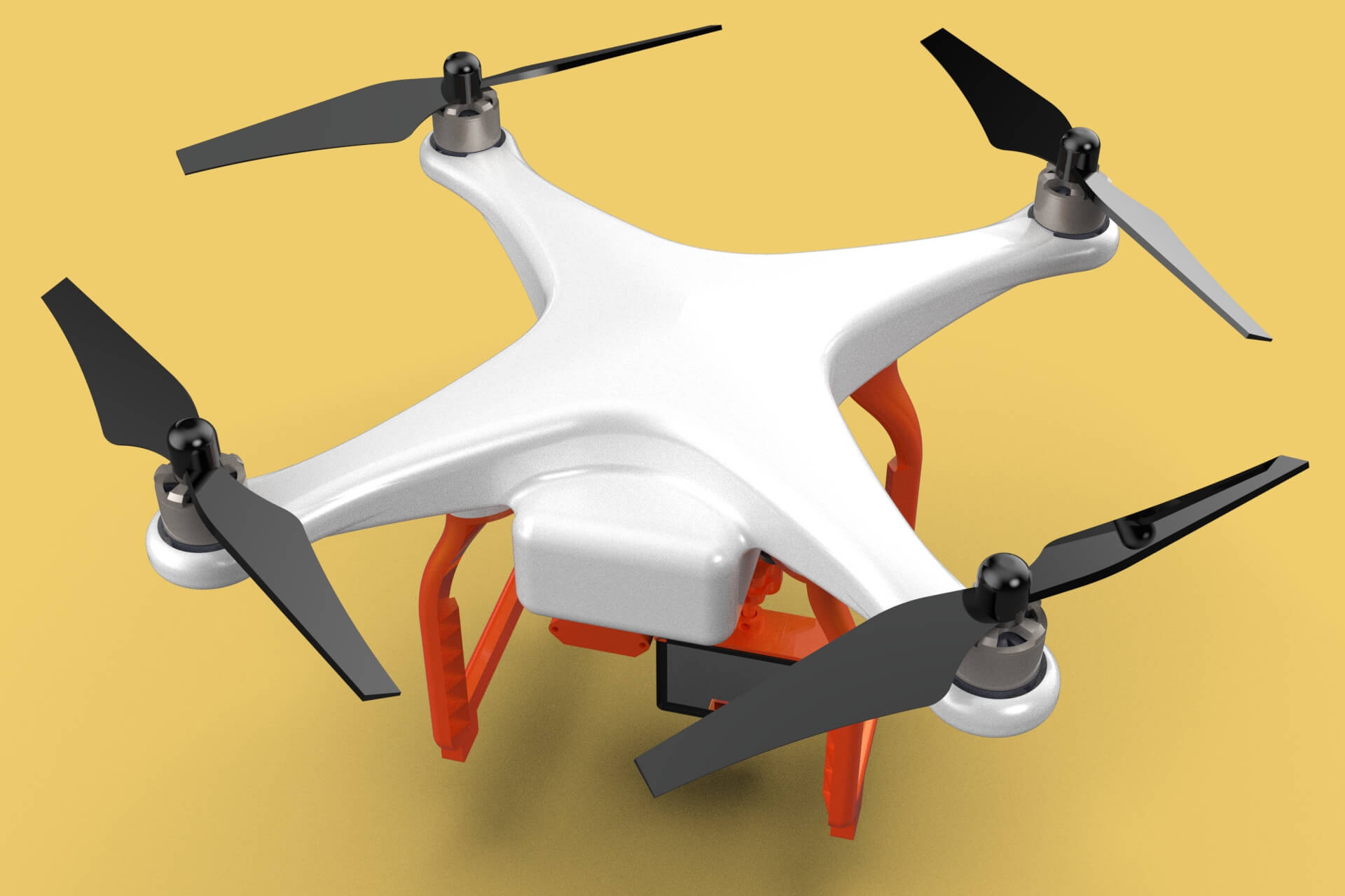 UAV Lidar Drone Quadcopter Scanner Surveying Explore Mapping - 3D Model ...