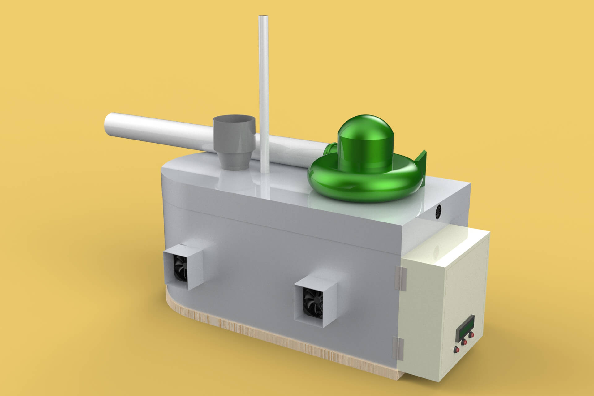 Ultrasonic Cooling System Mist Humidifier Vaporizer Farm - 3D Model by ...