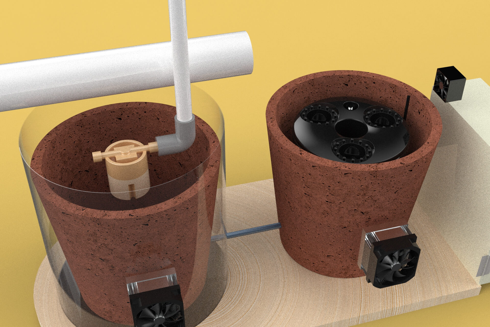 Ultrasonic Cooling System Mist Humidifier Vaporizer Farm - 3D Model by ...