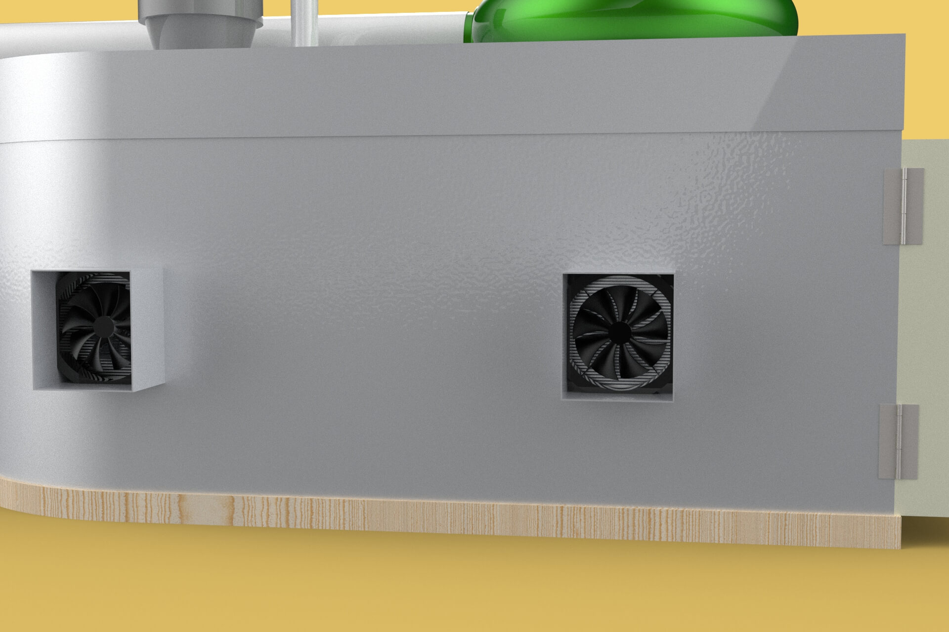 Ultrasonic Cooling System Mist Humidifier Vaporizer Farm - 3D Model by ...