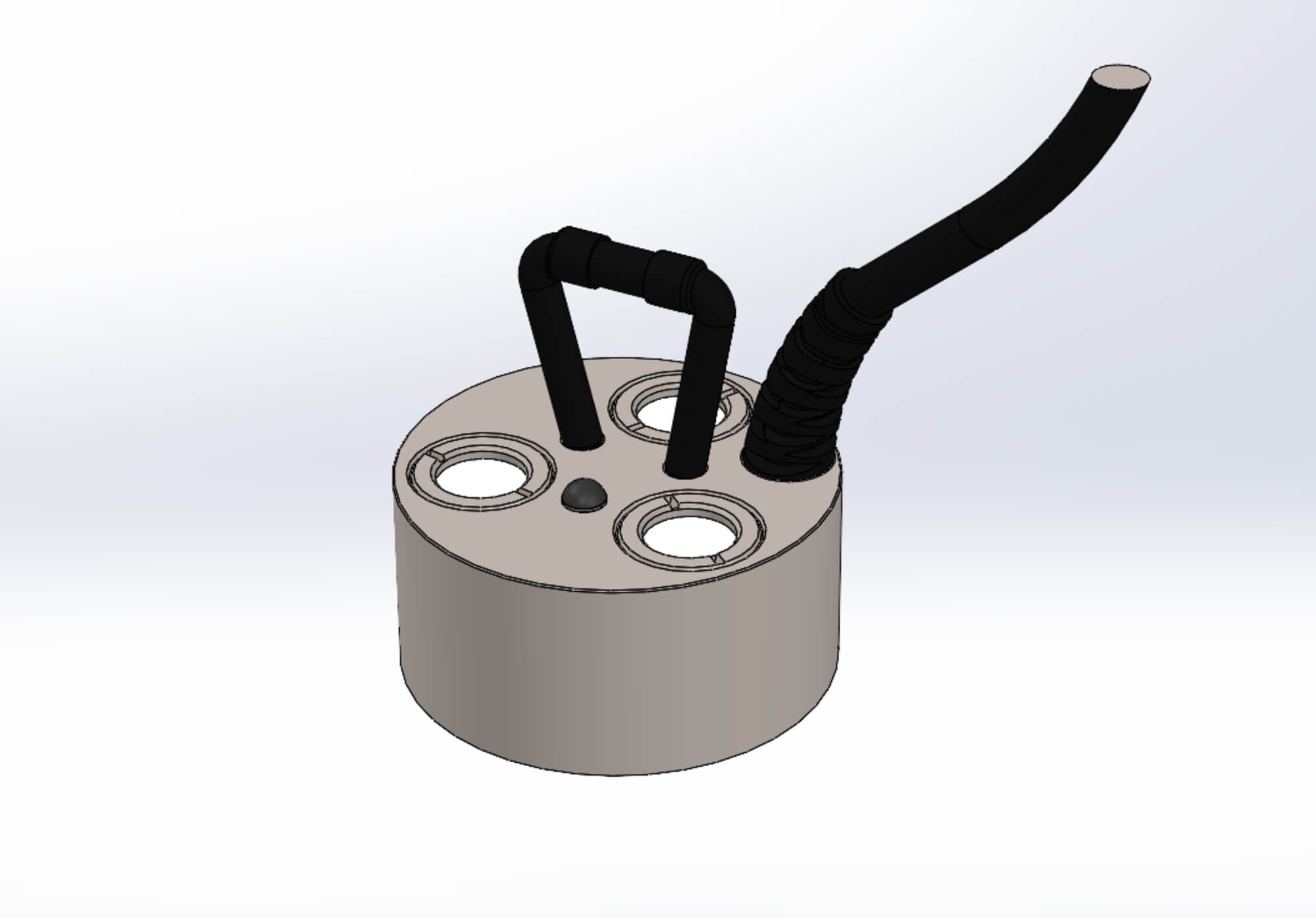 Ultrasonic Humidifier Fogger Piezoelectric Fog Mist Nebulize - 3D Model ...