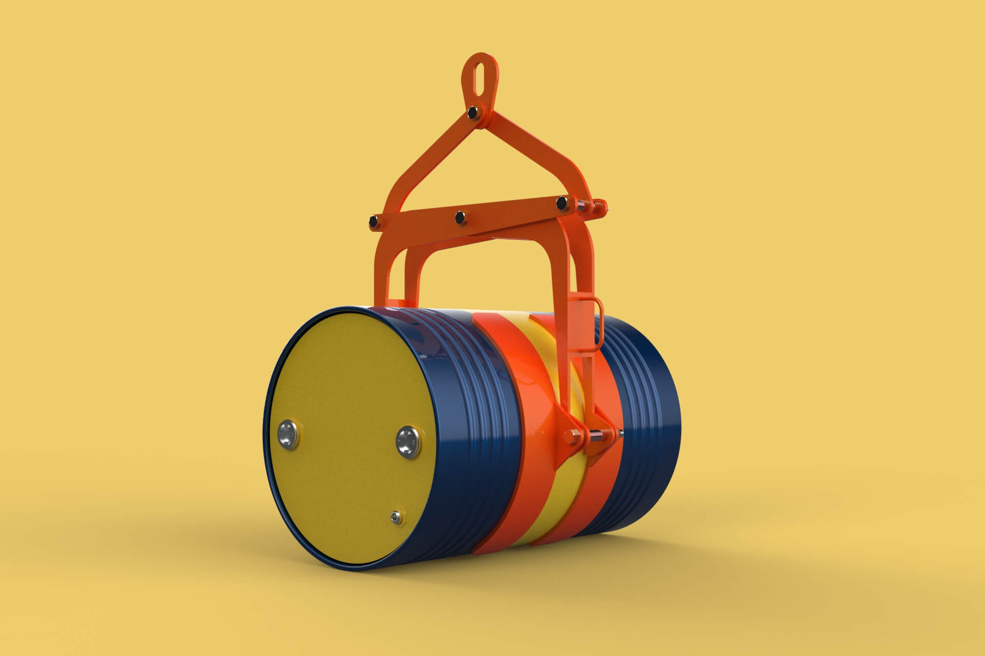 Universal Drum Lifter Tongs Scissor Gripper Lifting Clamp L - 3D Model ...