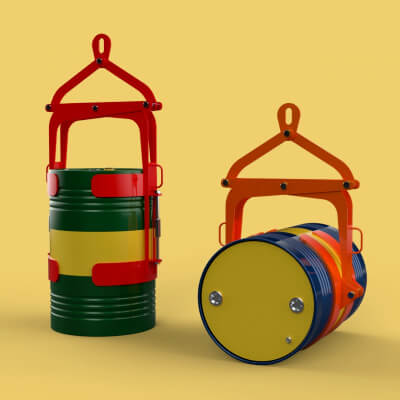 Universal Drum Lifter Tongs Scissor Gripper Lifting Clamp L - 3D Model ...