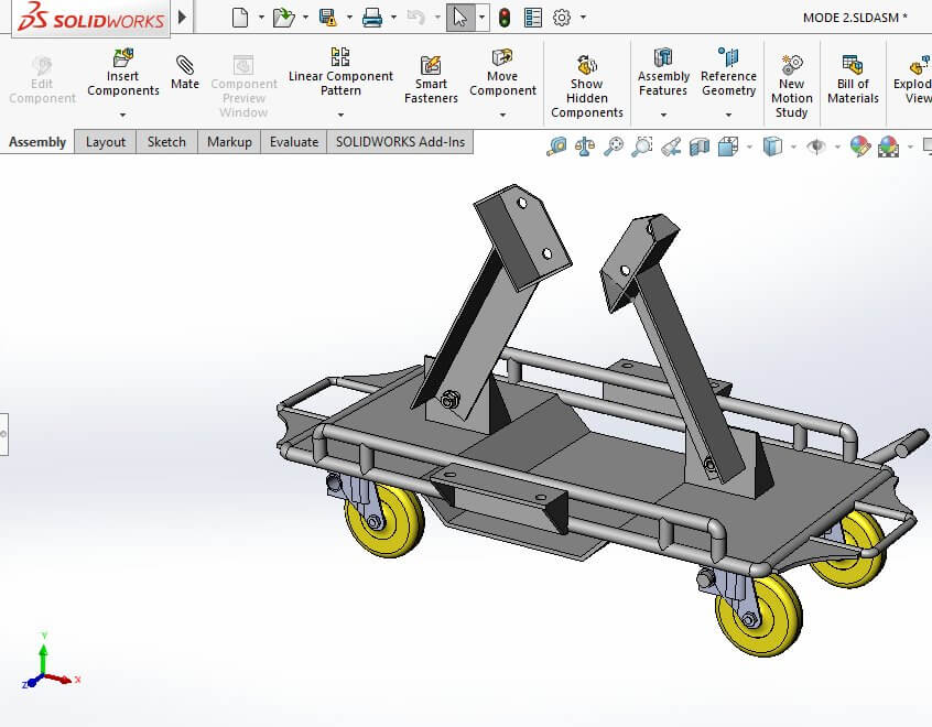 Car Moving Jack - 3D Model by surf3d