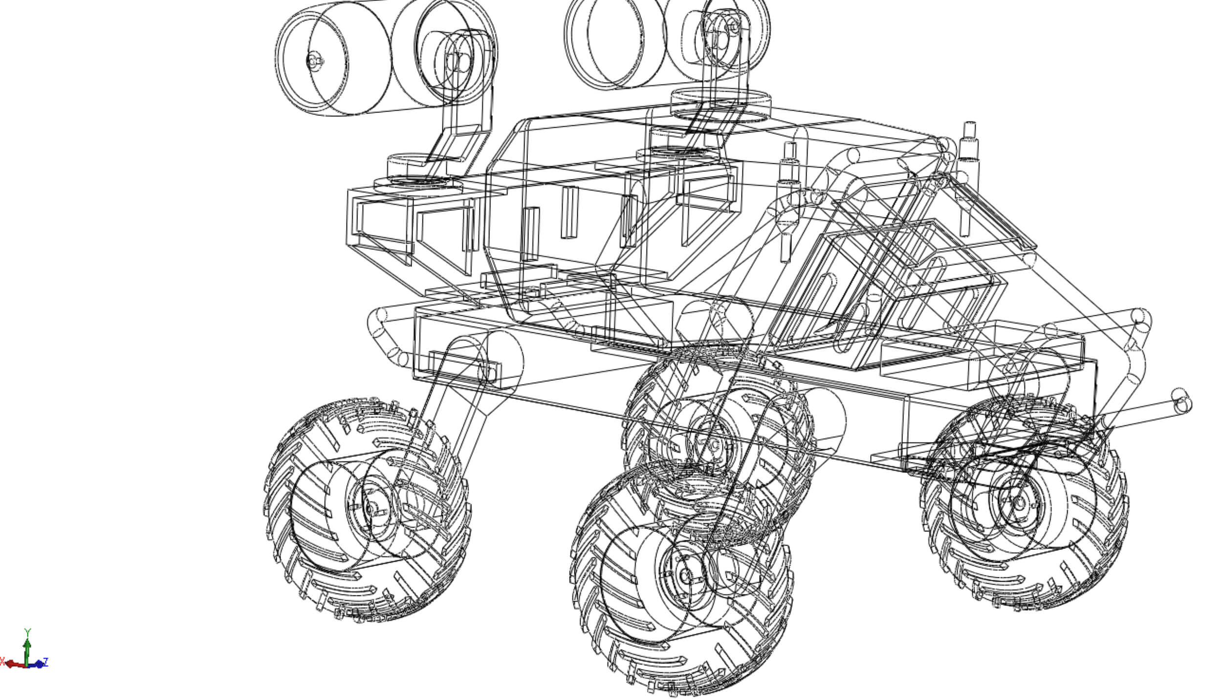 Vehicle Sprayer Autonomous Unmanned Robot Tractor Ground - 3D Model by ...