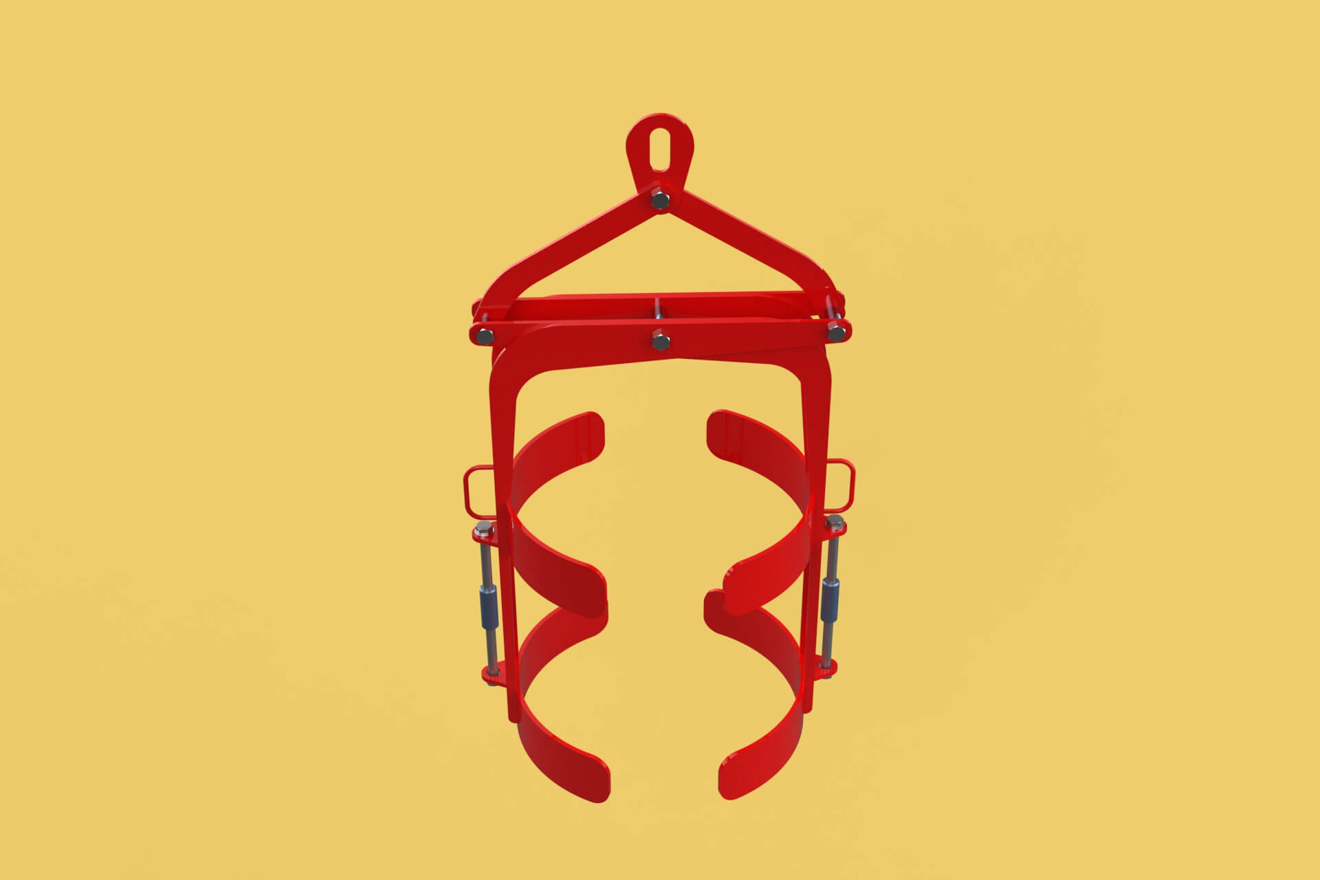 Vertical Drum Lifter Tongs Scissor Gripper Lifting Clamp - 3D Model by ...