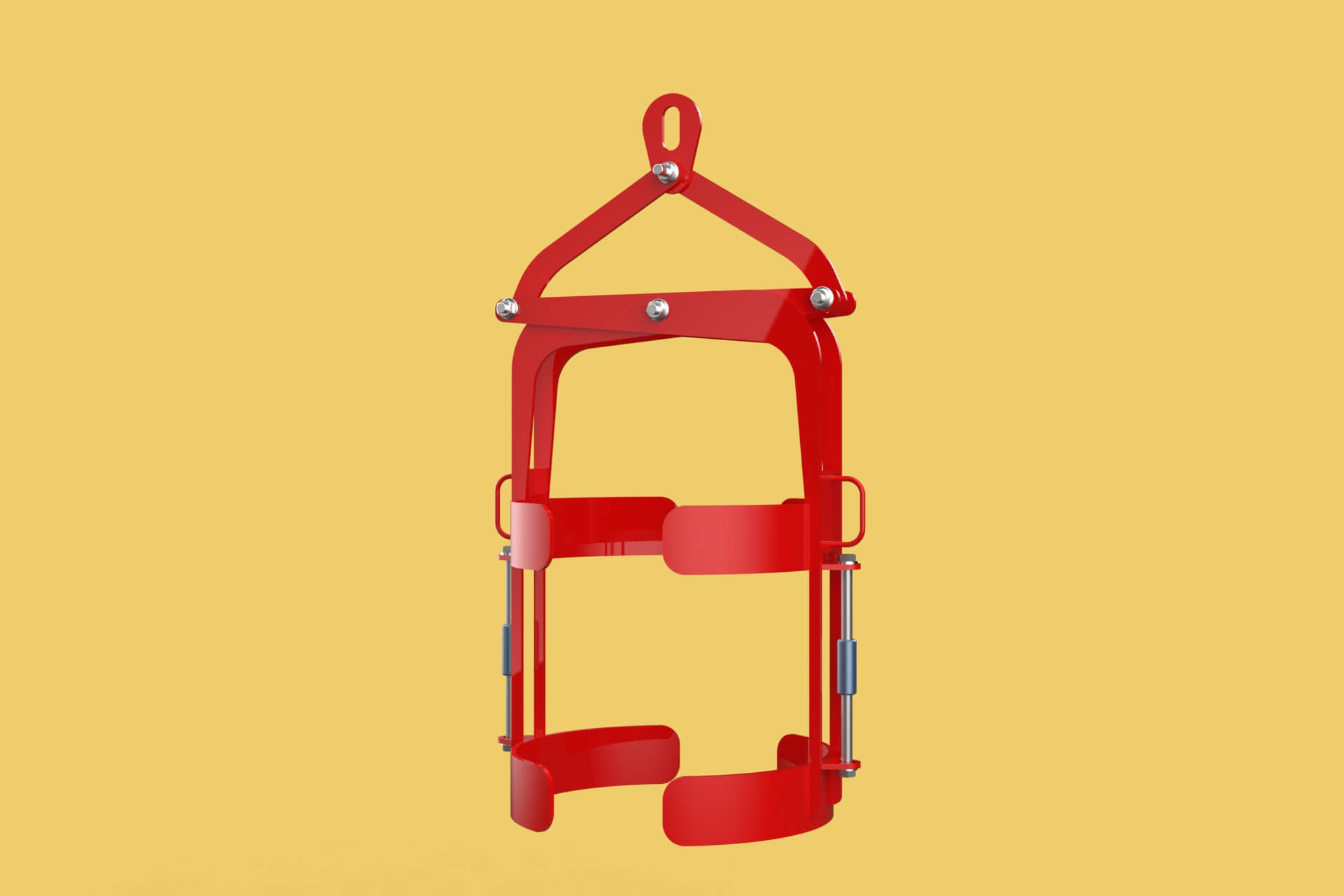 Vertical Drum Lifter Tongs Scissor Gripper Lifting Clamp - 3D Model by ...