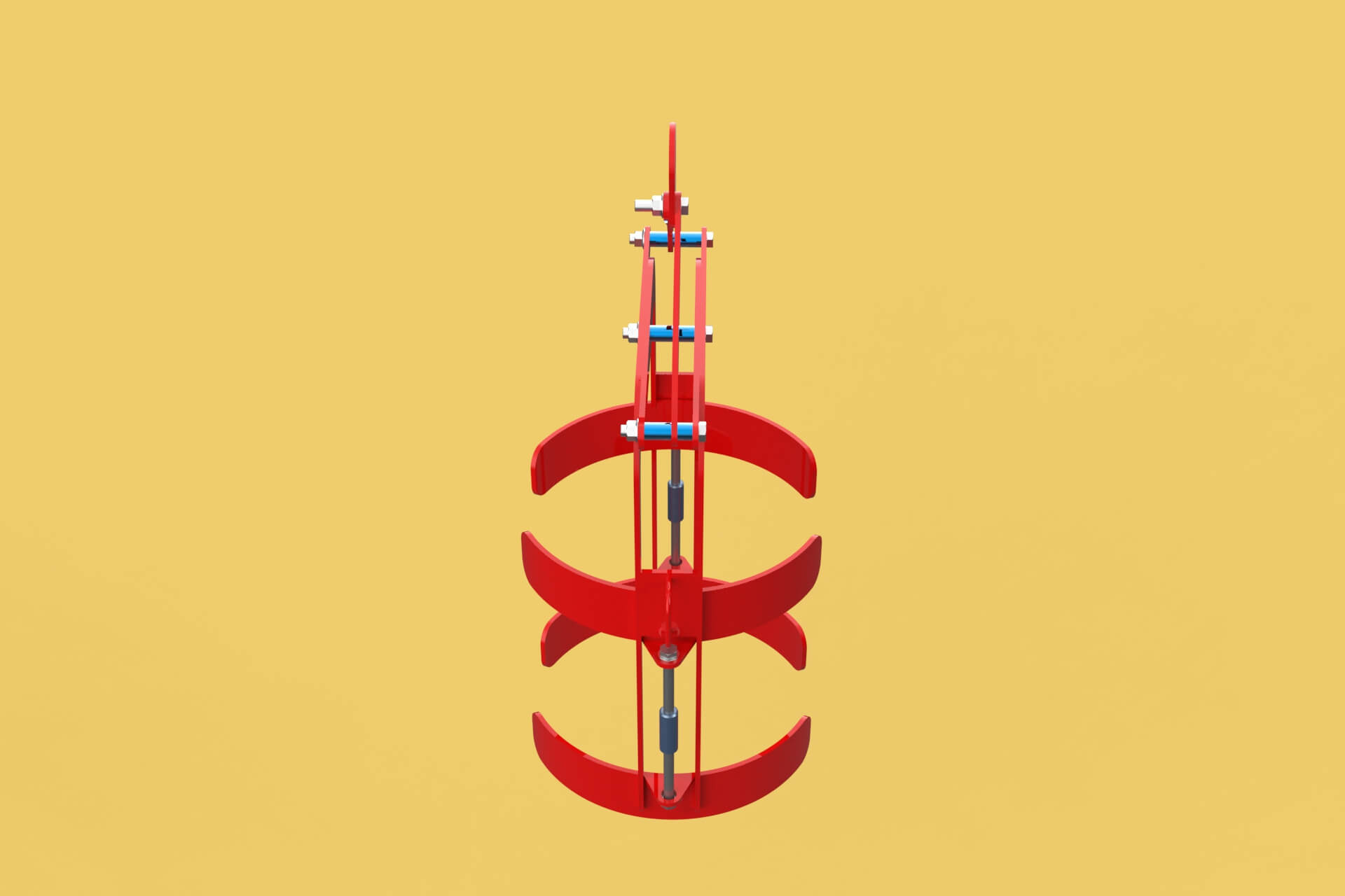 Vertical Drum Lifter Tongs Scissor Gripper Lifting Clamp - 3D Model by ...