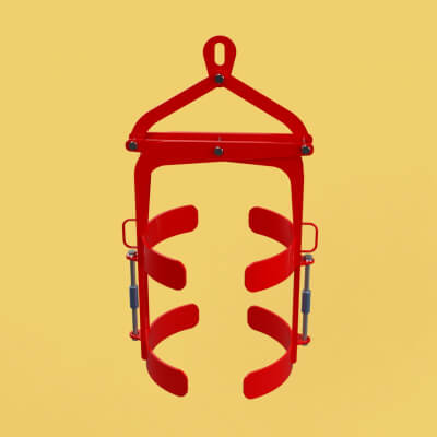 Vertical Drum Lifter Tongs Scissor Gripper Lifting Clamp - 3D Model by ...