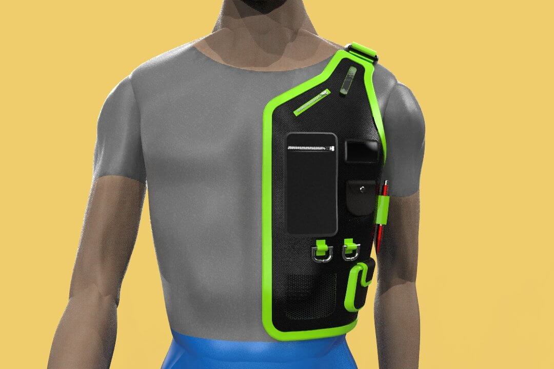 Vest For Engineer Safety - 3D Model by surf3d