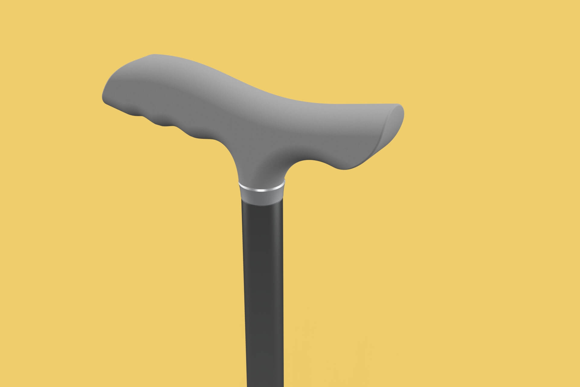 Walking Cane Quadripod Aid Elderly Stick Pole Quad Feet Leg - 3D Model ...