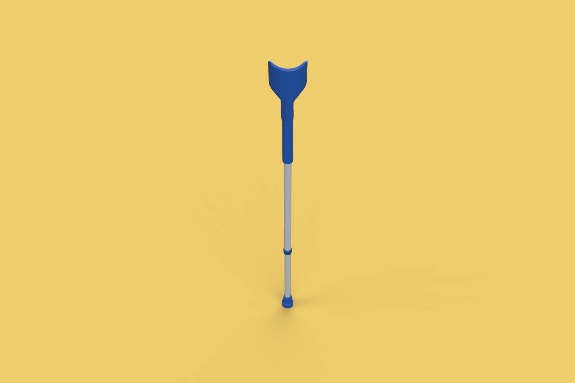 Walking Forearm Crutch Elbow Arm Lofstrand Crutches Cane Aid - 3D Model ...