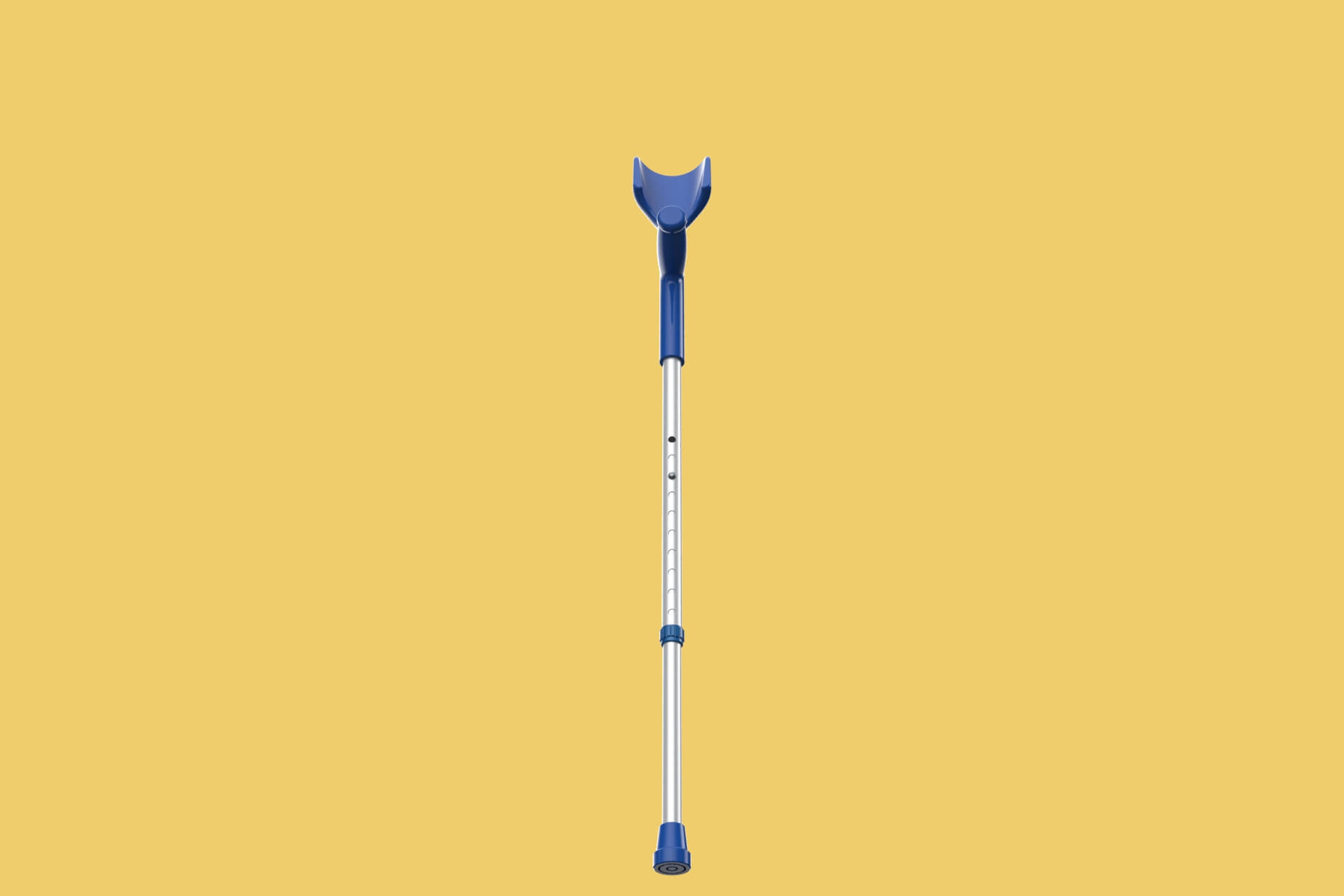Walking Forearm Crutch Elbow Arm Lofstrand Crutches Cane Aid - 3D Model ...