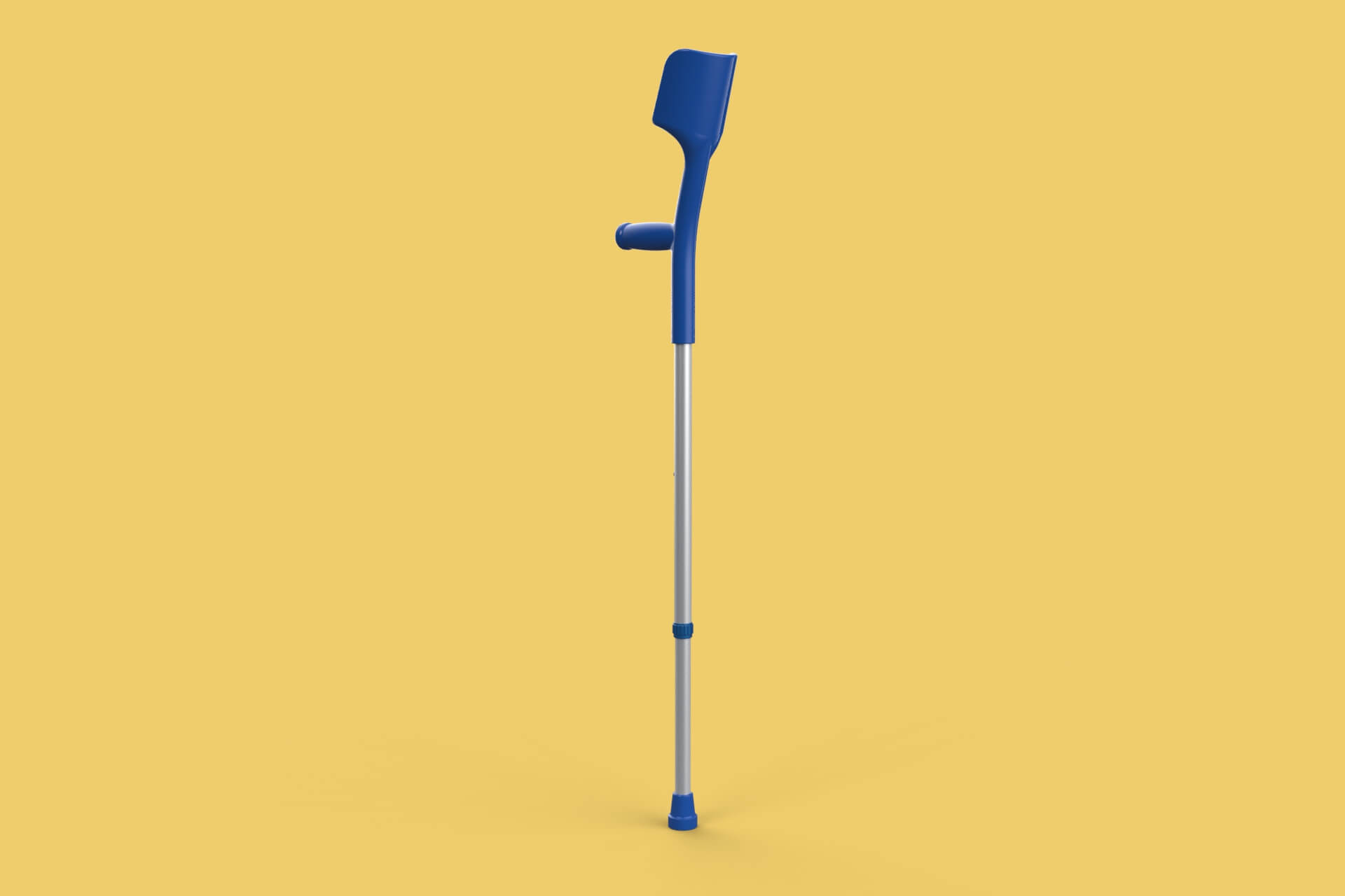 Walking Forearm Crutch Elbow Arm Lofstrand Crutches Cane Aid - 3D Model ...