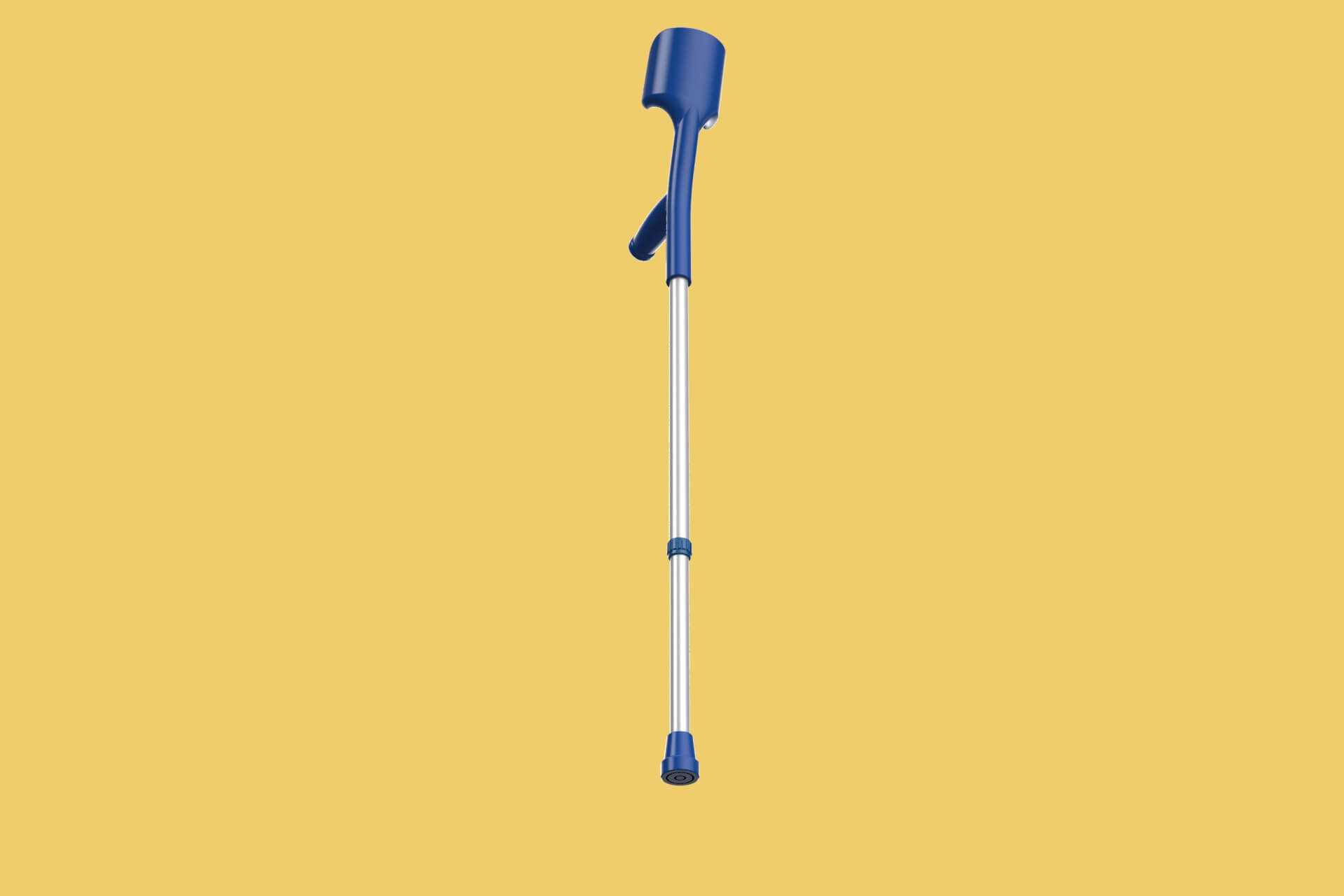 Walking Forearm Crutch Elbow Arm Lofstrand Crutches Cane Aid - 3D Model ...
