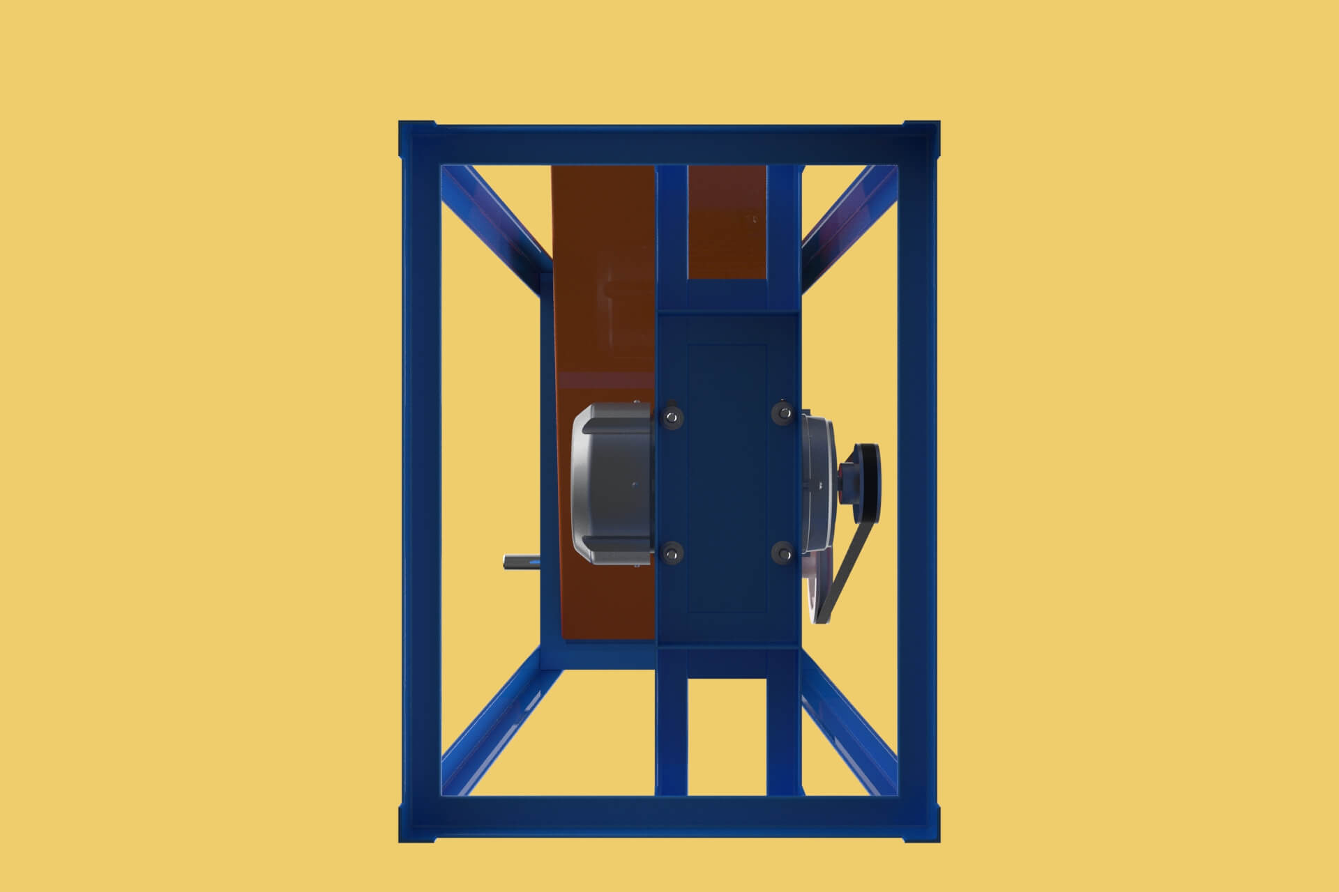 Waste Crusher Organic Vegetable Cocopeat Grinder Machine - 3D Model by ...