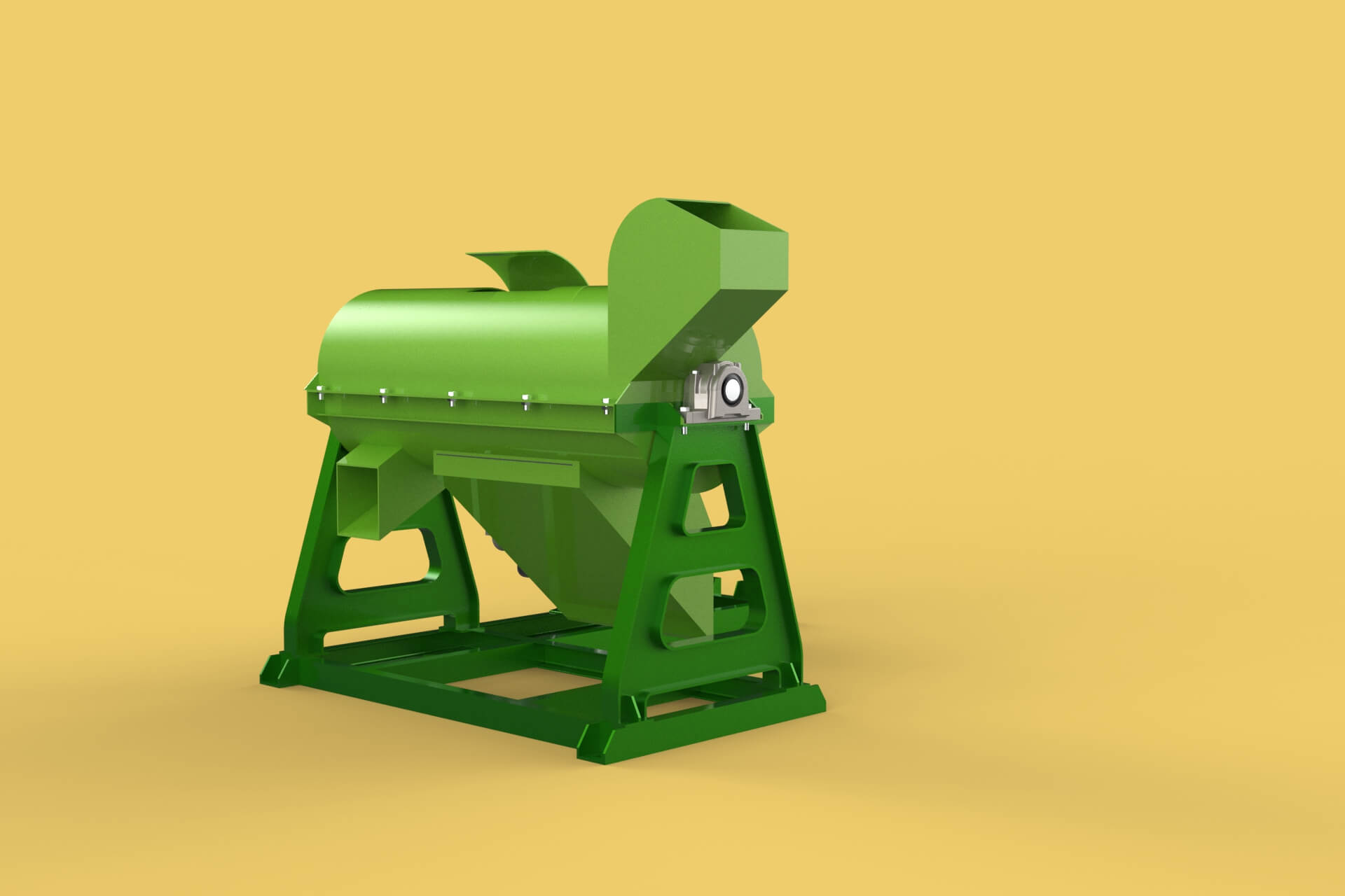 Waste Shredder Crusher Machine Garbage Rubbish Junk Compost - 3D Model ...