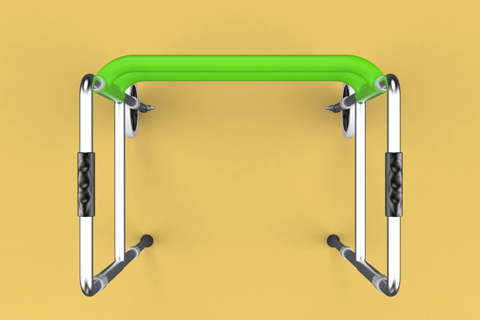 Wheeled Walker Rolling Zimmer Walking Frame Rollator Folding - 3D Model ...