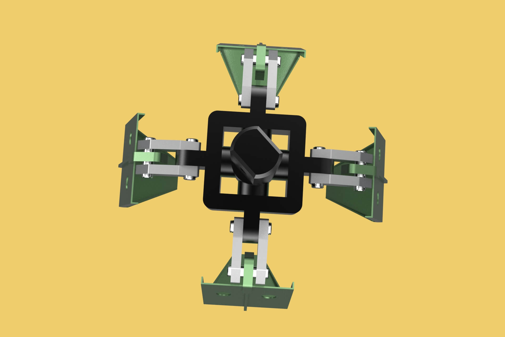 Wood Log Tree Crane Attachment Arm Loader Lifting Grabber 3D by surf3d