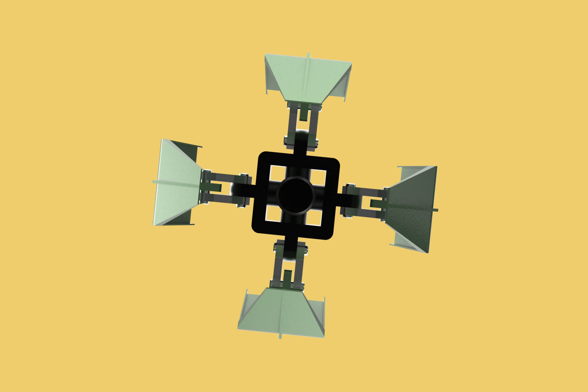 Wood Log Tree Crane Attachment Arm Loader Lifting Grabber 3D by surf3d